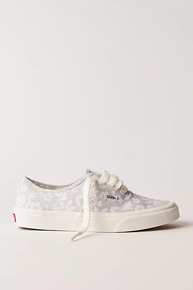 VANS Authentic Floral Sneakers in Wood Block White | endource