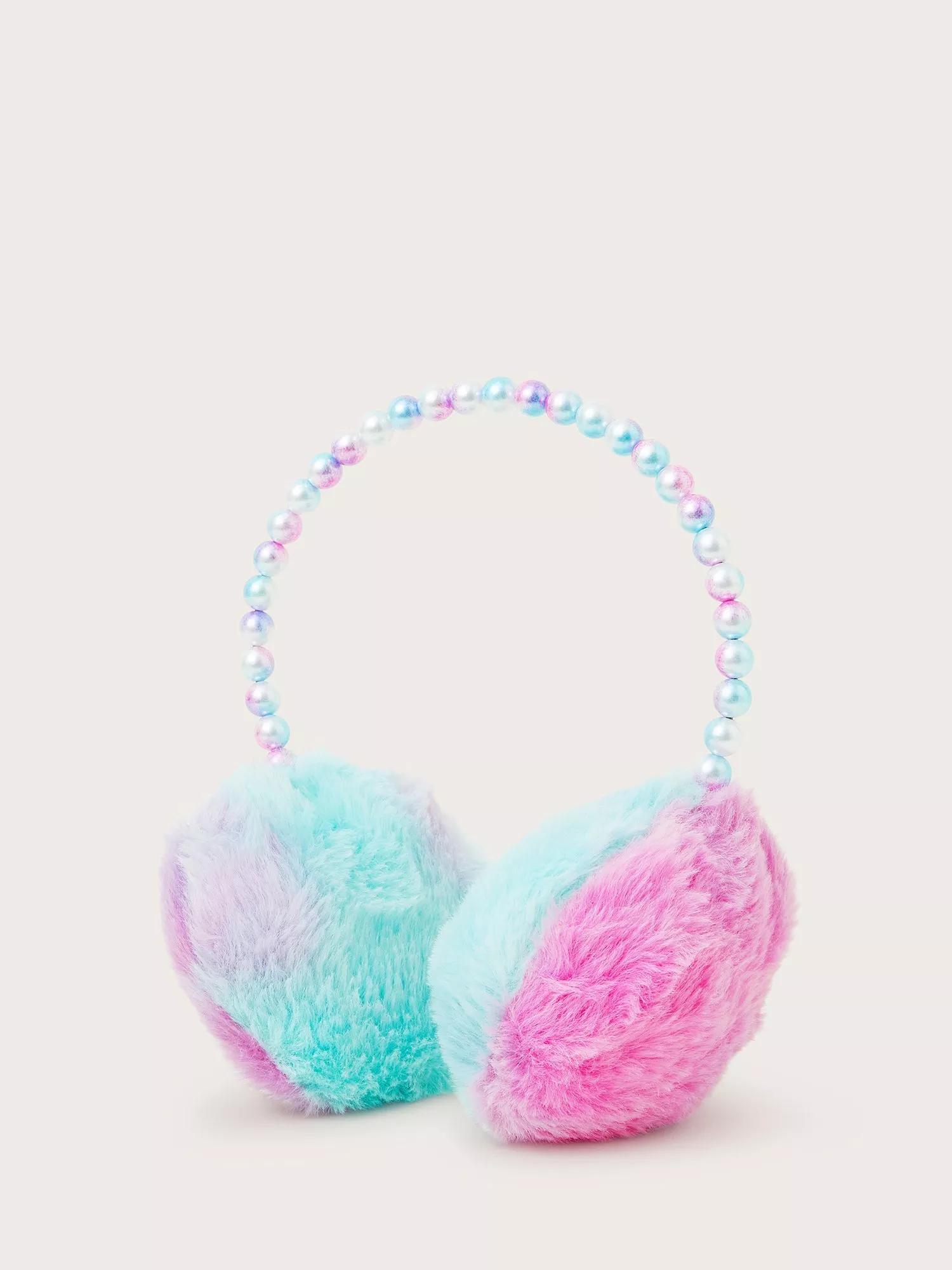 Monsoon Rainbow Pearl Ear Muffs | endource