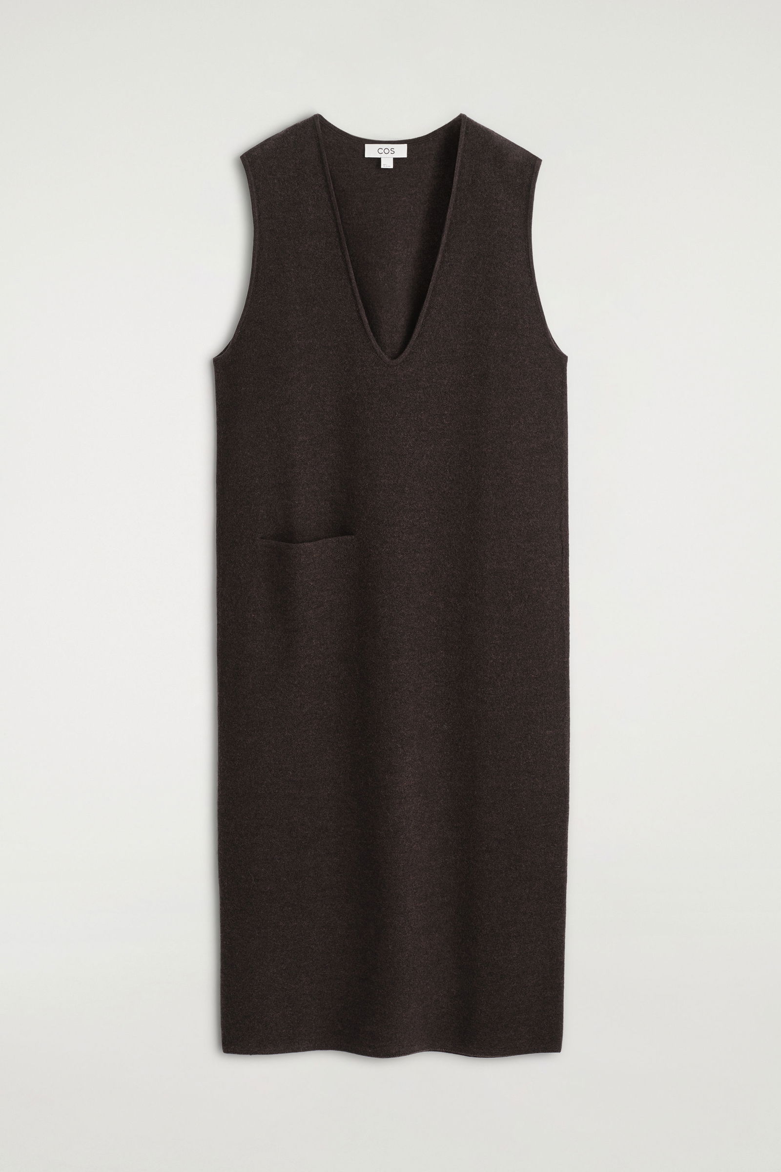 COS Boiled-Wool Midi Dress | endource