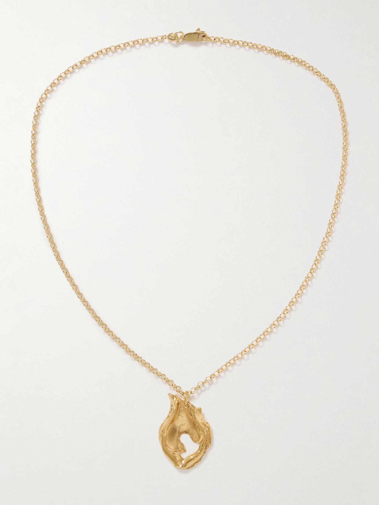 ALIGHIERI The Spellbinding Amphora Gold-Plated Necklace in Gold | Endource