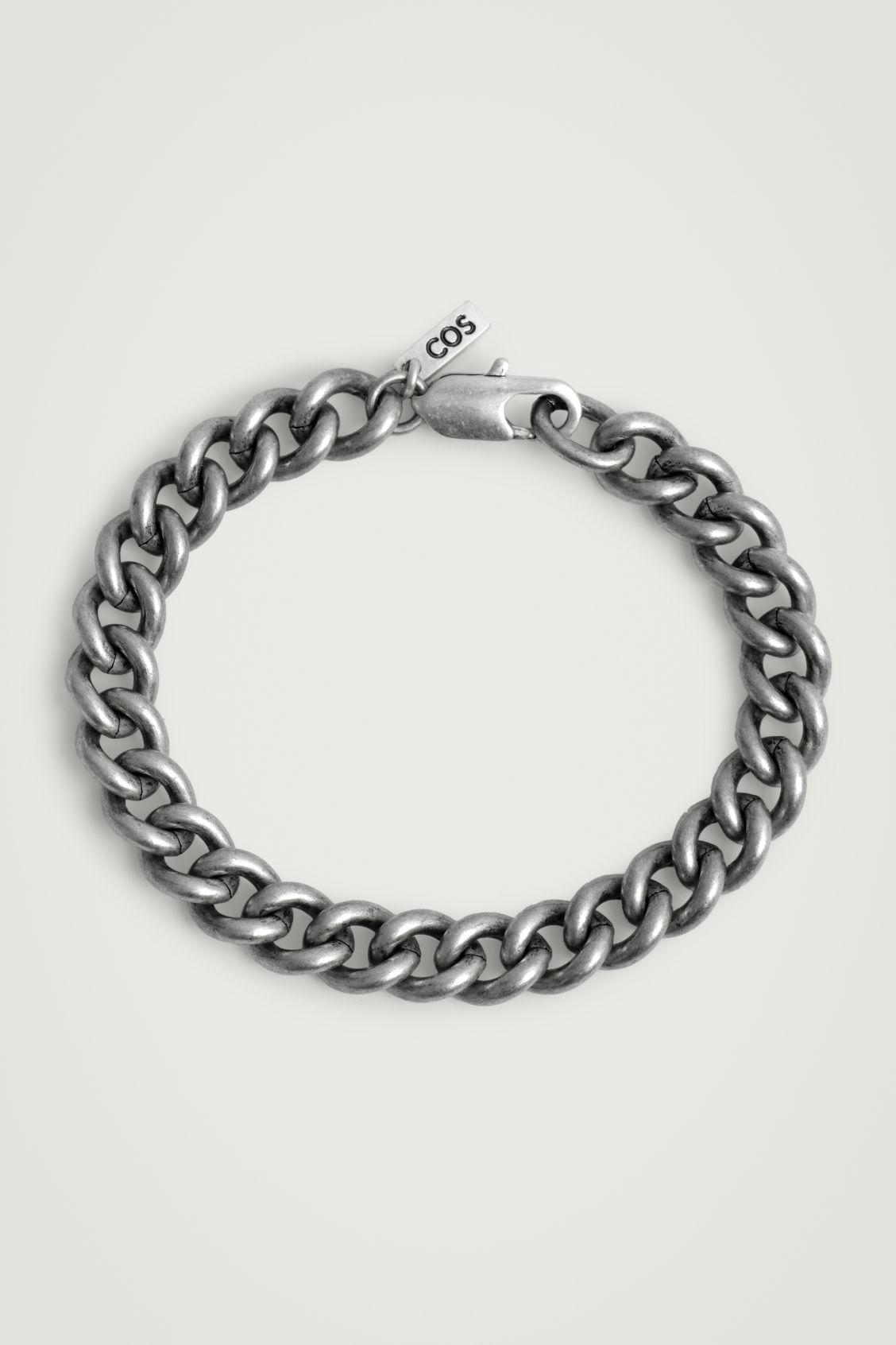 COS Chunky Chain Bracelet in SILVER | endource