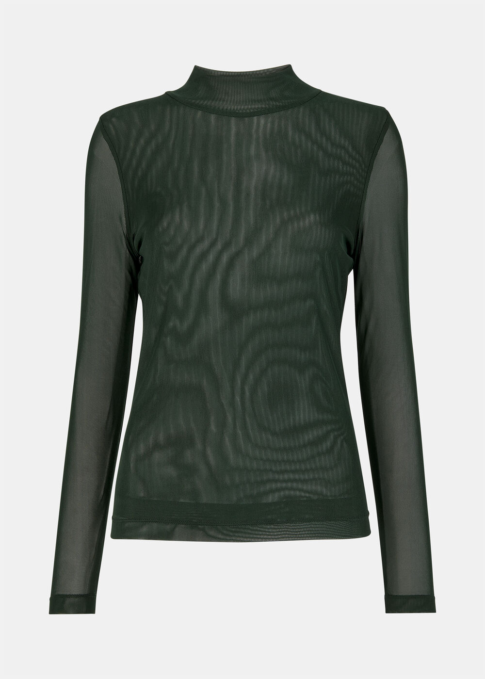 WHISTLES High Neck Mesh Top | endource