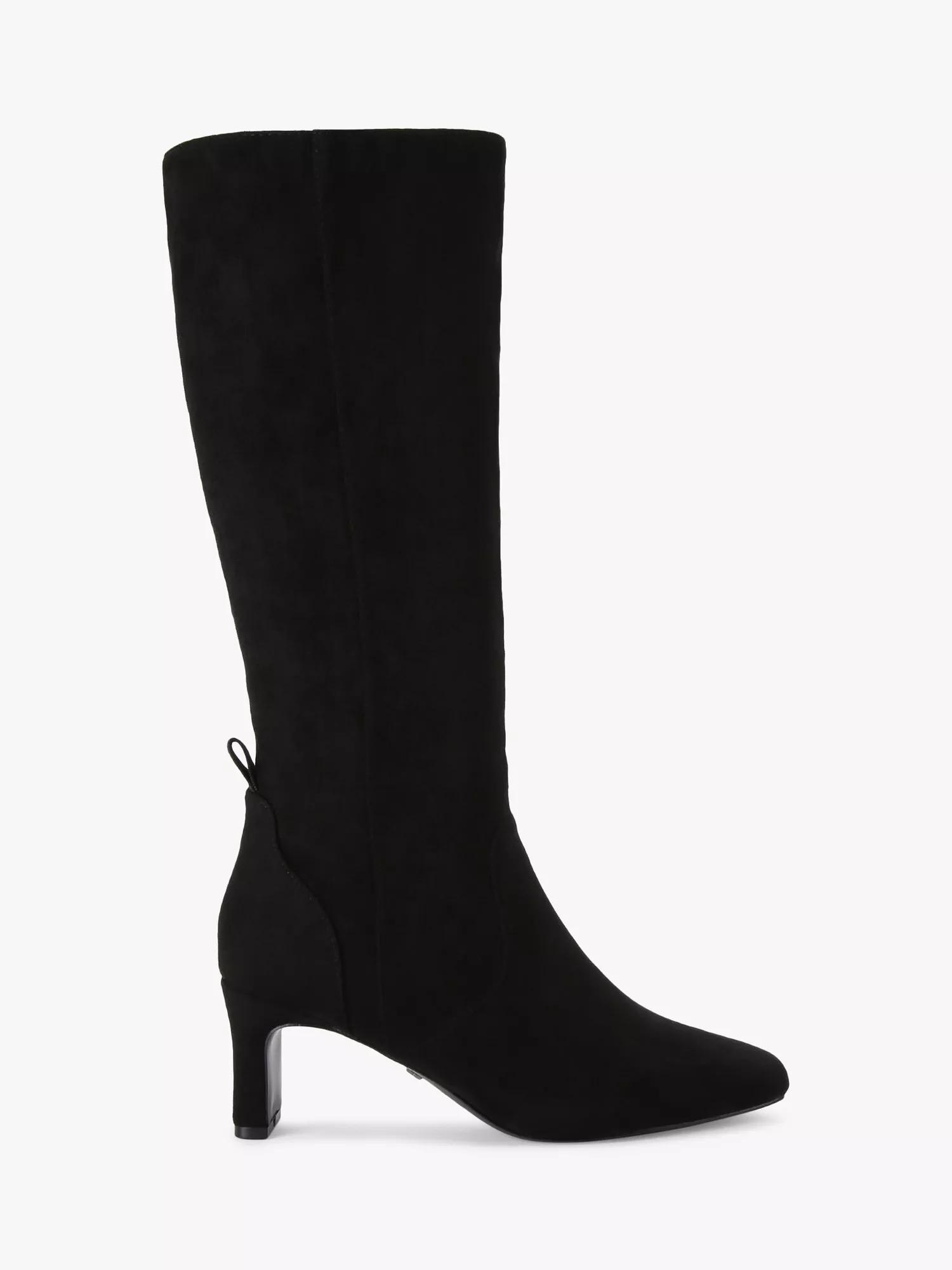 KG KURT GEIGER Tyler Suede High Leg Boots in Black Black | endource