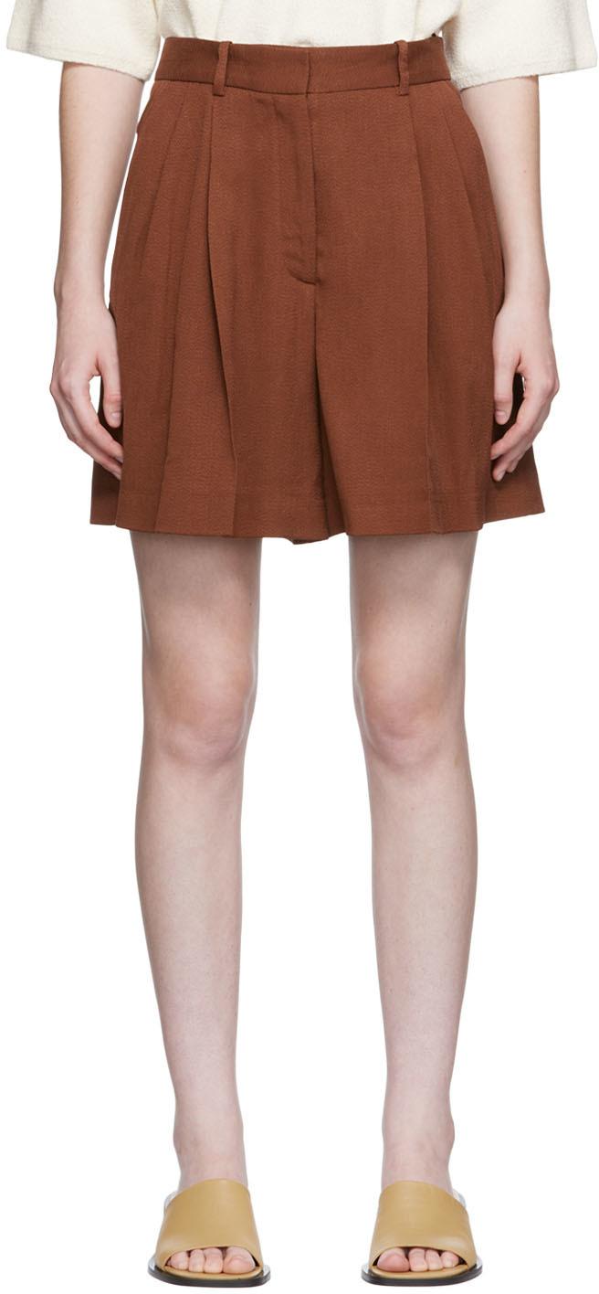 JOSEPH Talbot Pleated Shorts | endource