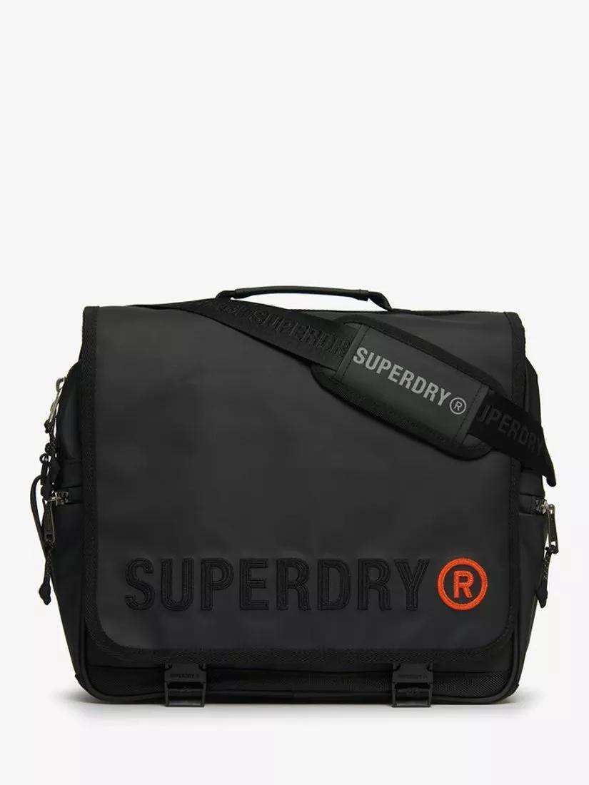 SUPERDRY Tarp Record Bag in Black | endource