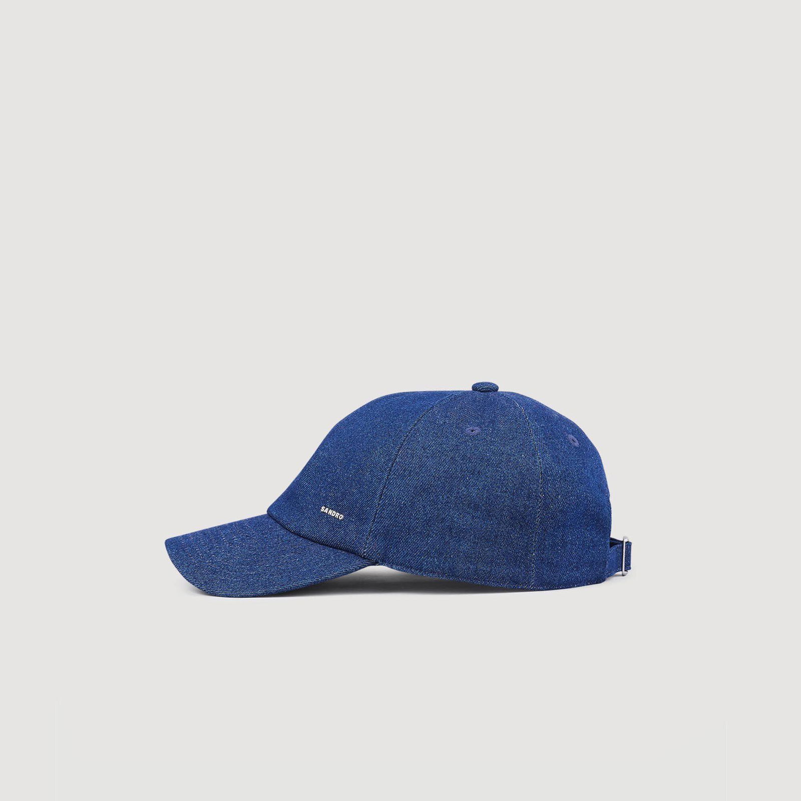 SANDRO Denim Cap in Navy Blue | endource
