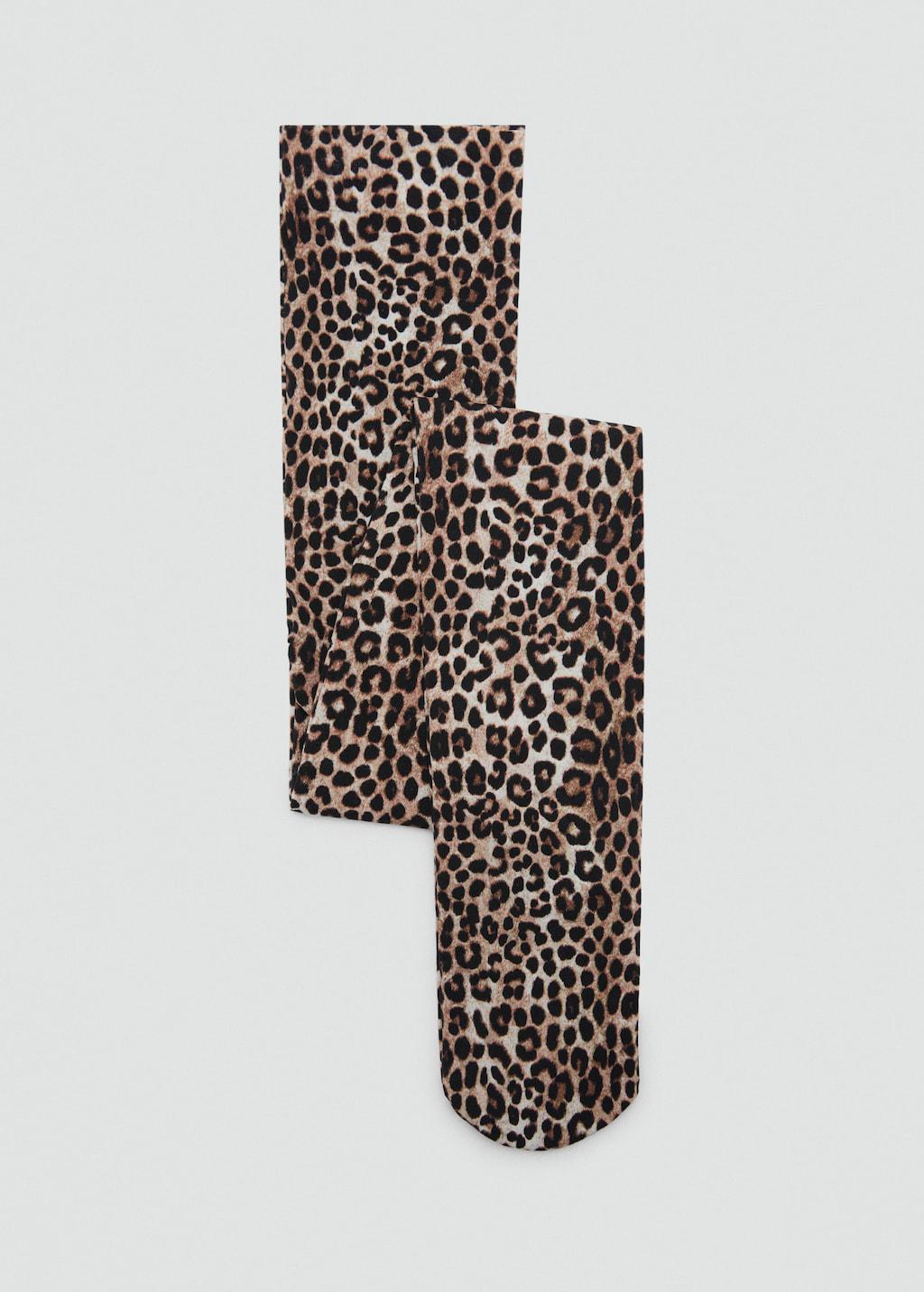 MANGO Leopard-Print Tights | endource