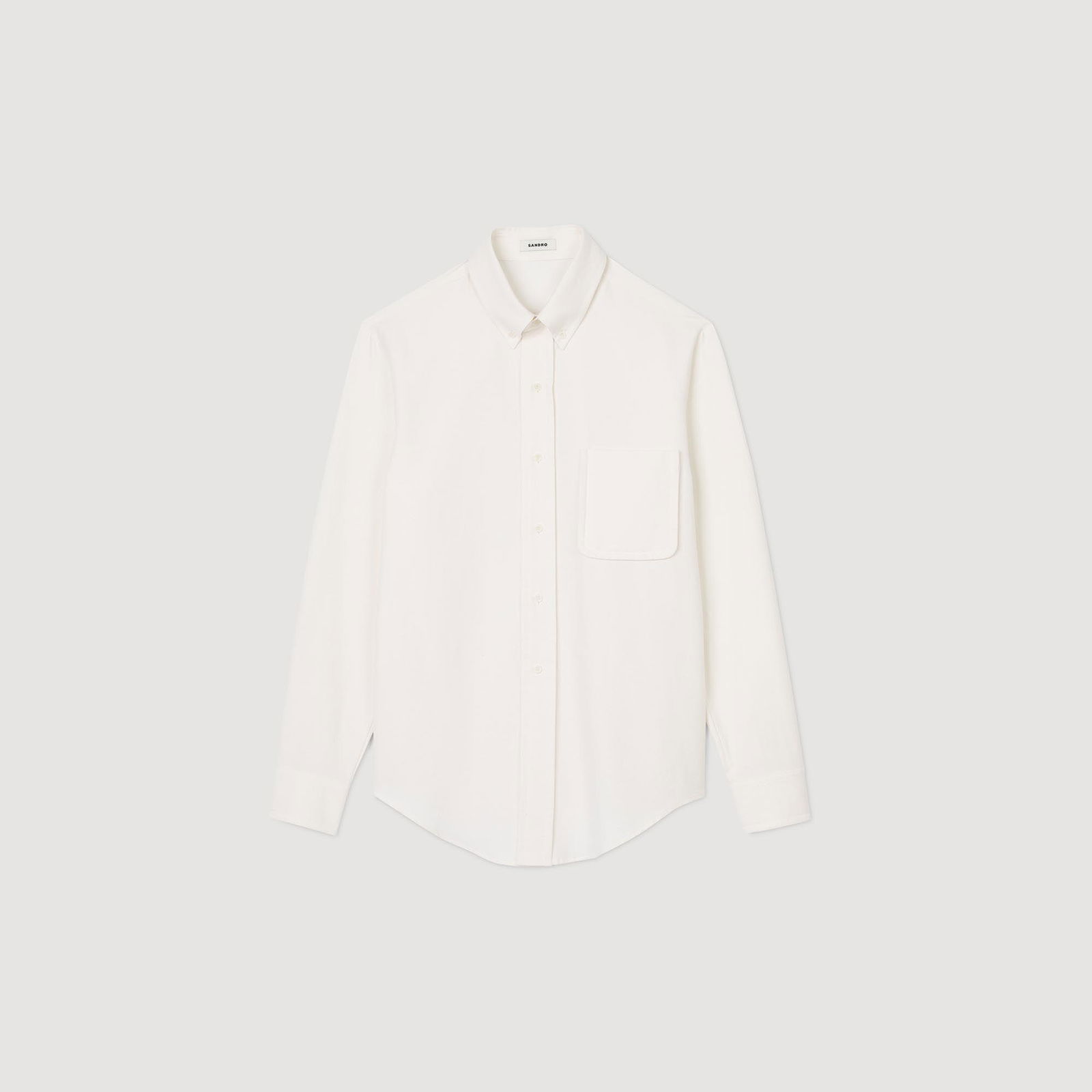 SANDRO Oxford Flannel Shirt | endource
