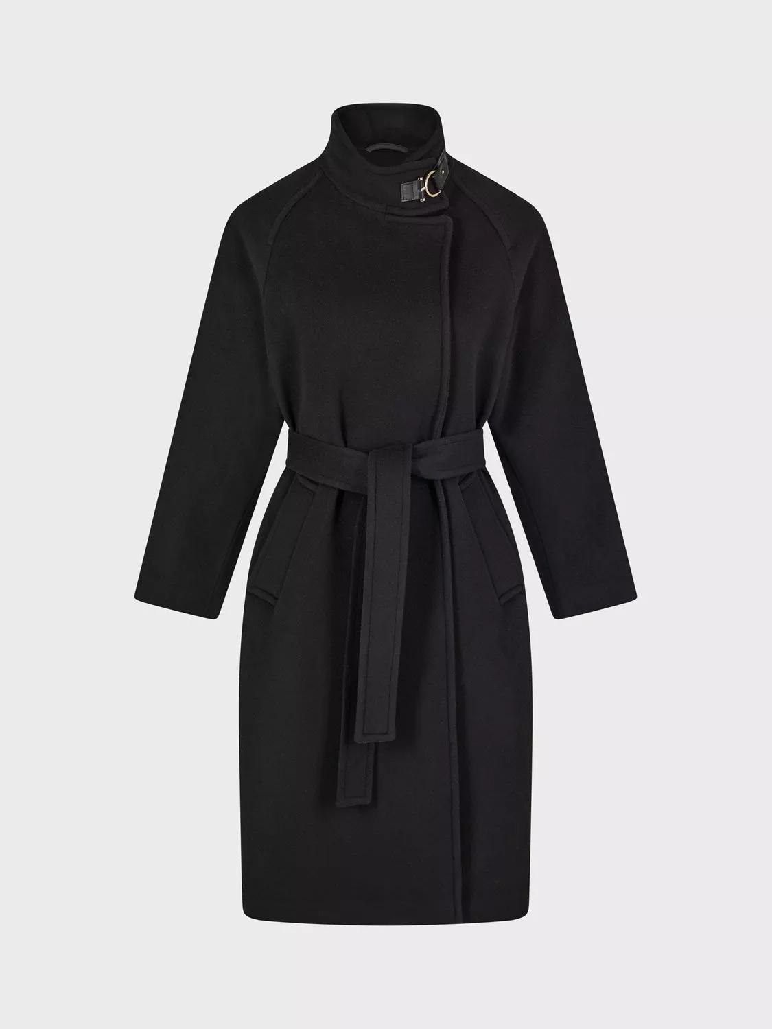 Gerard Darel Lou Wool Blend Coat in Black | endource