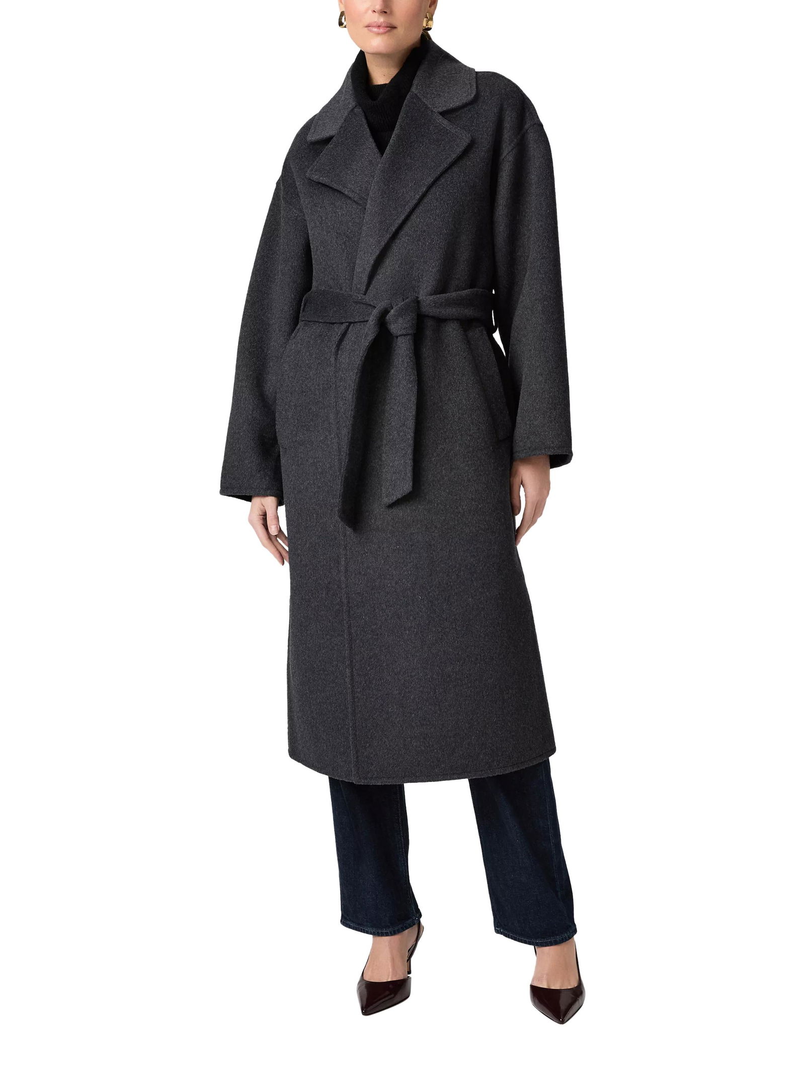 PAIGE Connery Double Face Wool Blend Coat | endource