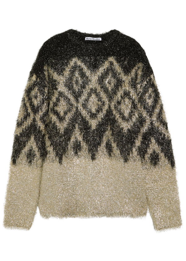 ACNE STUDIOS Metallic Thread Jumper | endource