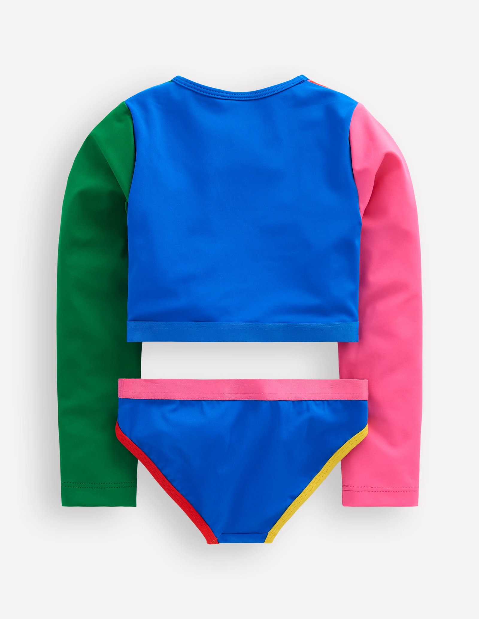 BODEN Cropped Rash Vest Set-Rainbow Sunray | endource