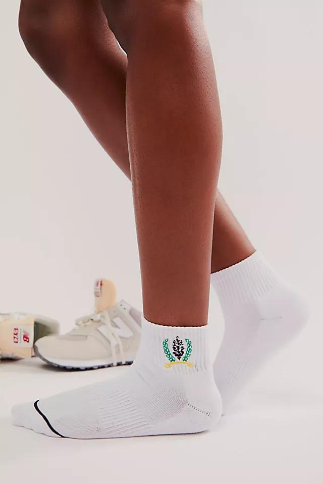 FREE PEOPLE FP Movement - Crest Buti Socks in White | Endource