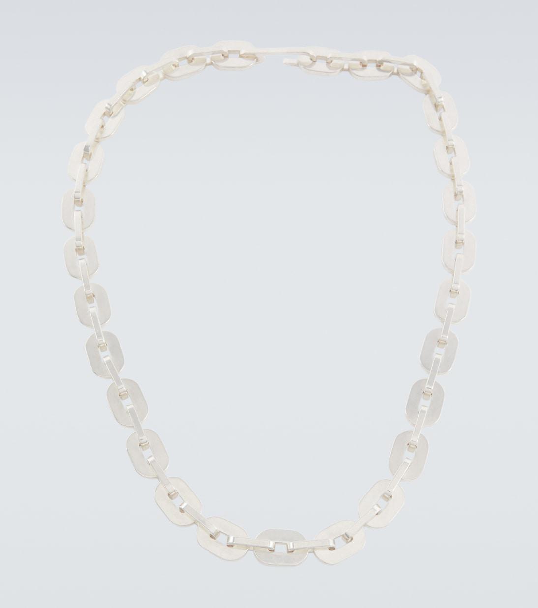 JIL SANDER Chain Necklace in Silver | endource