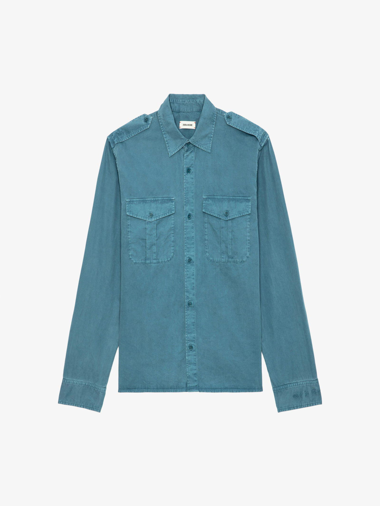 ZADIG & VOLTAIRE Taskal Shirt in Steller | Endource