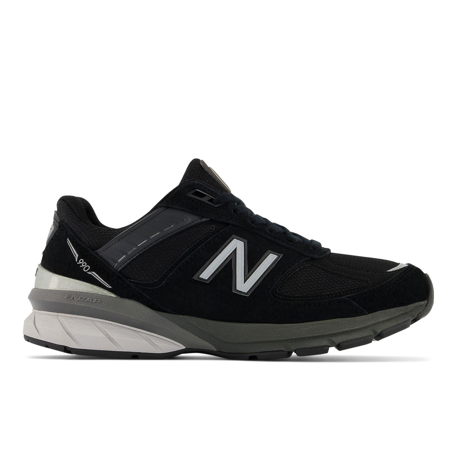 NEW BALANCE 990v5 Core Shoes in Black/Grey | endource