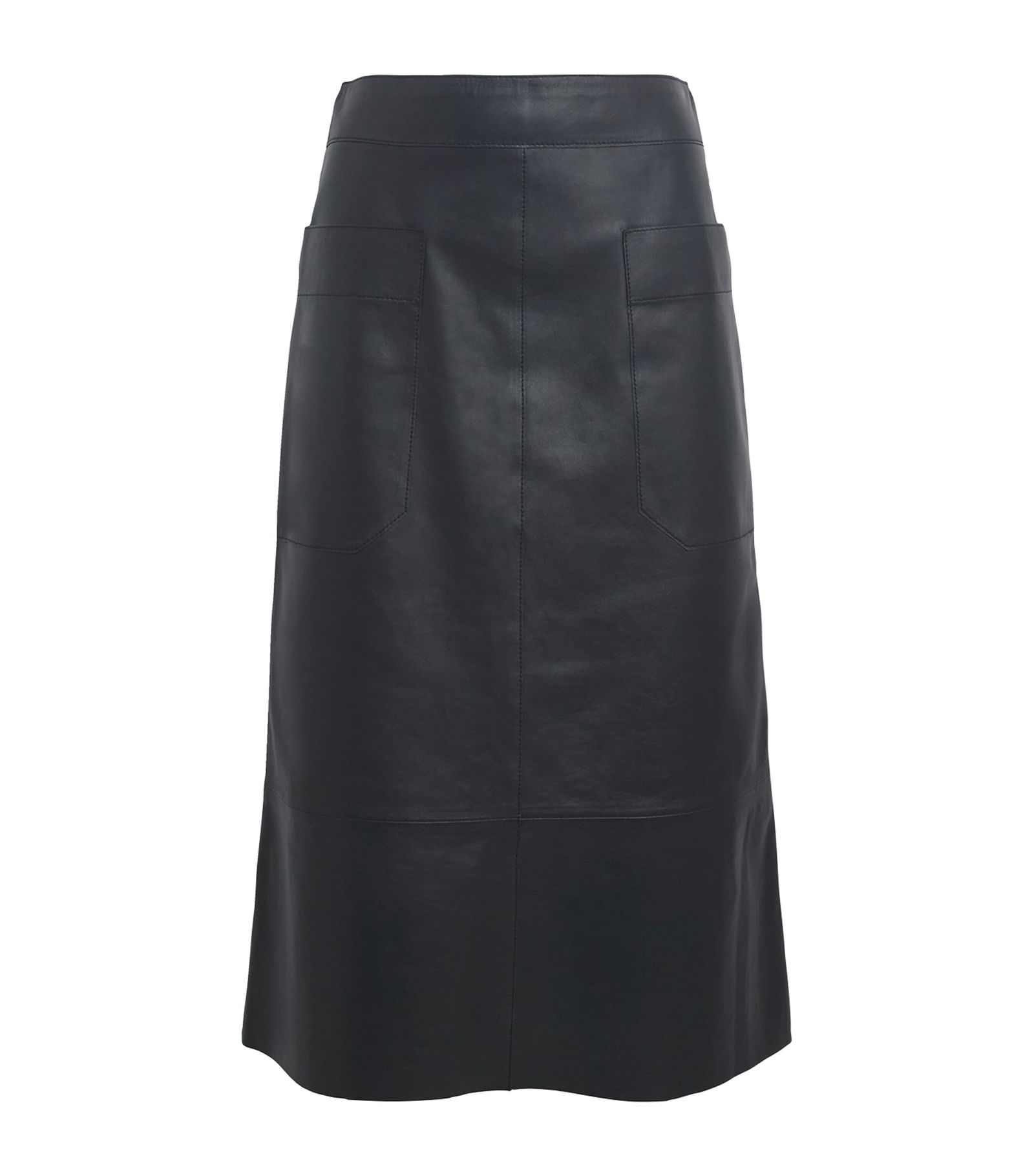 JOSEPH Leather Blomfield Midi Skirt | endource