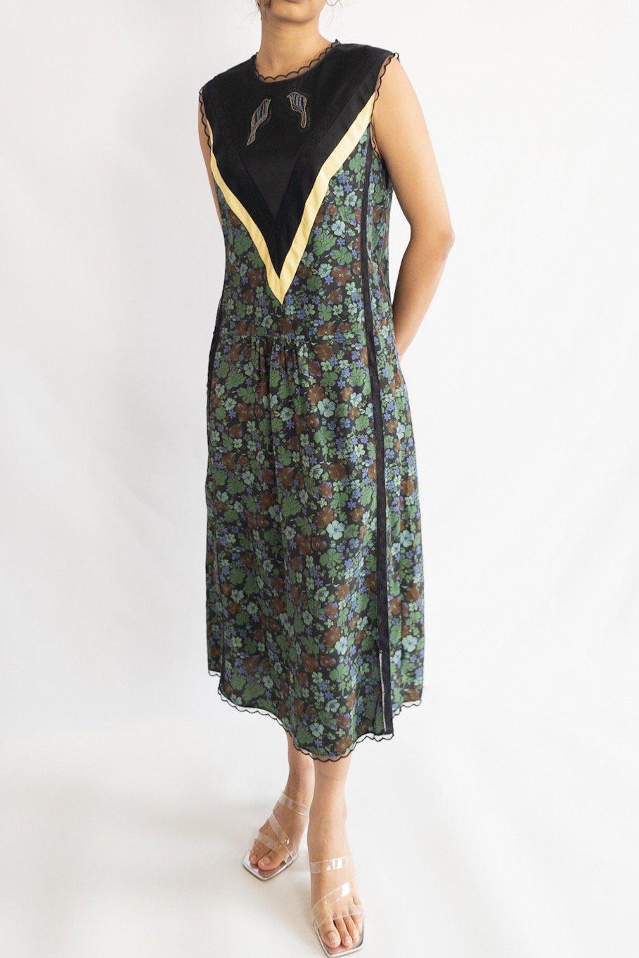 COACH Floral Printed Dress in Multi-coloured | Endource
