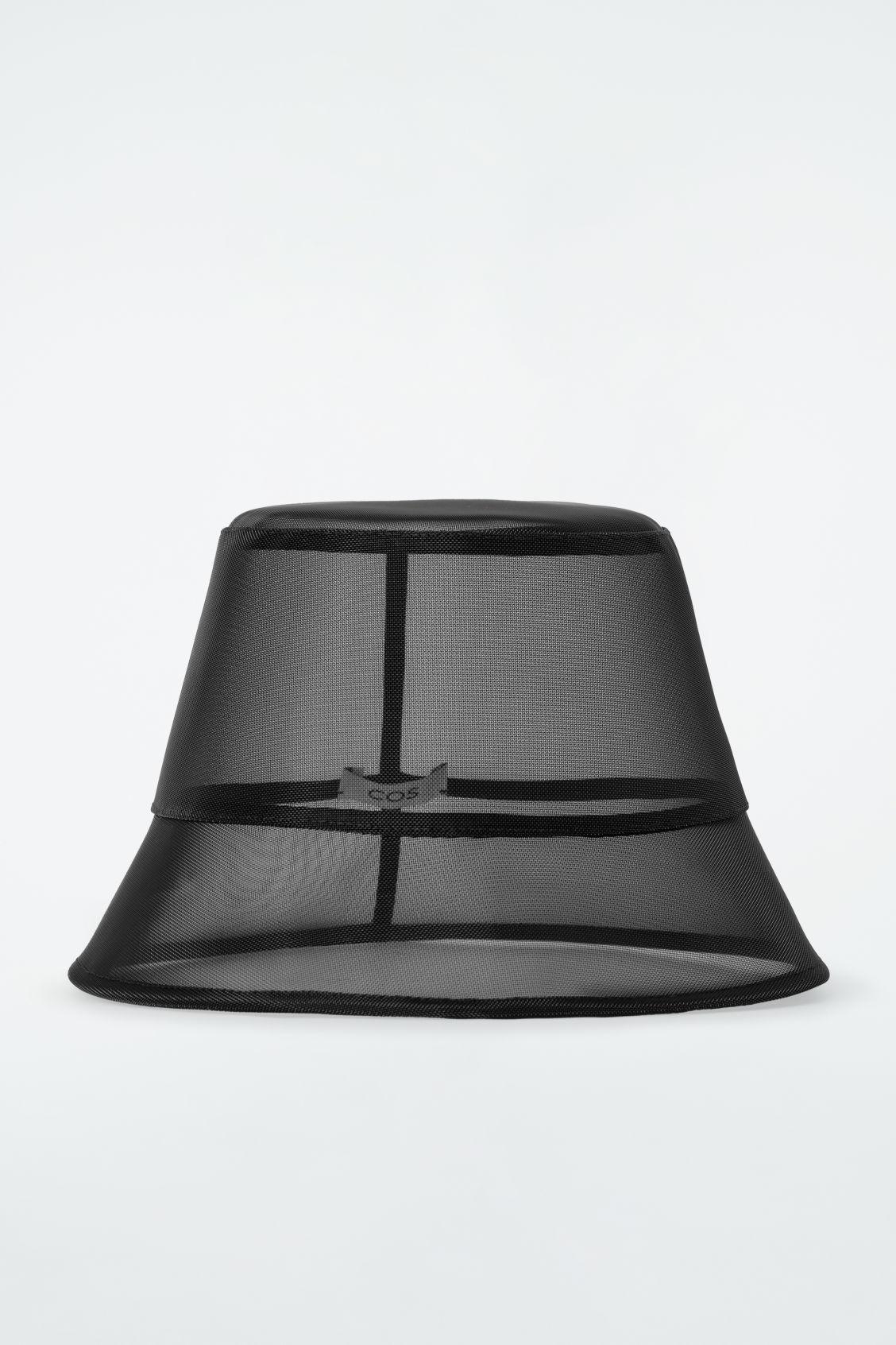COS Mesh Bucket Hat in BLACK | endource
