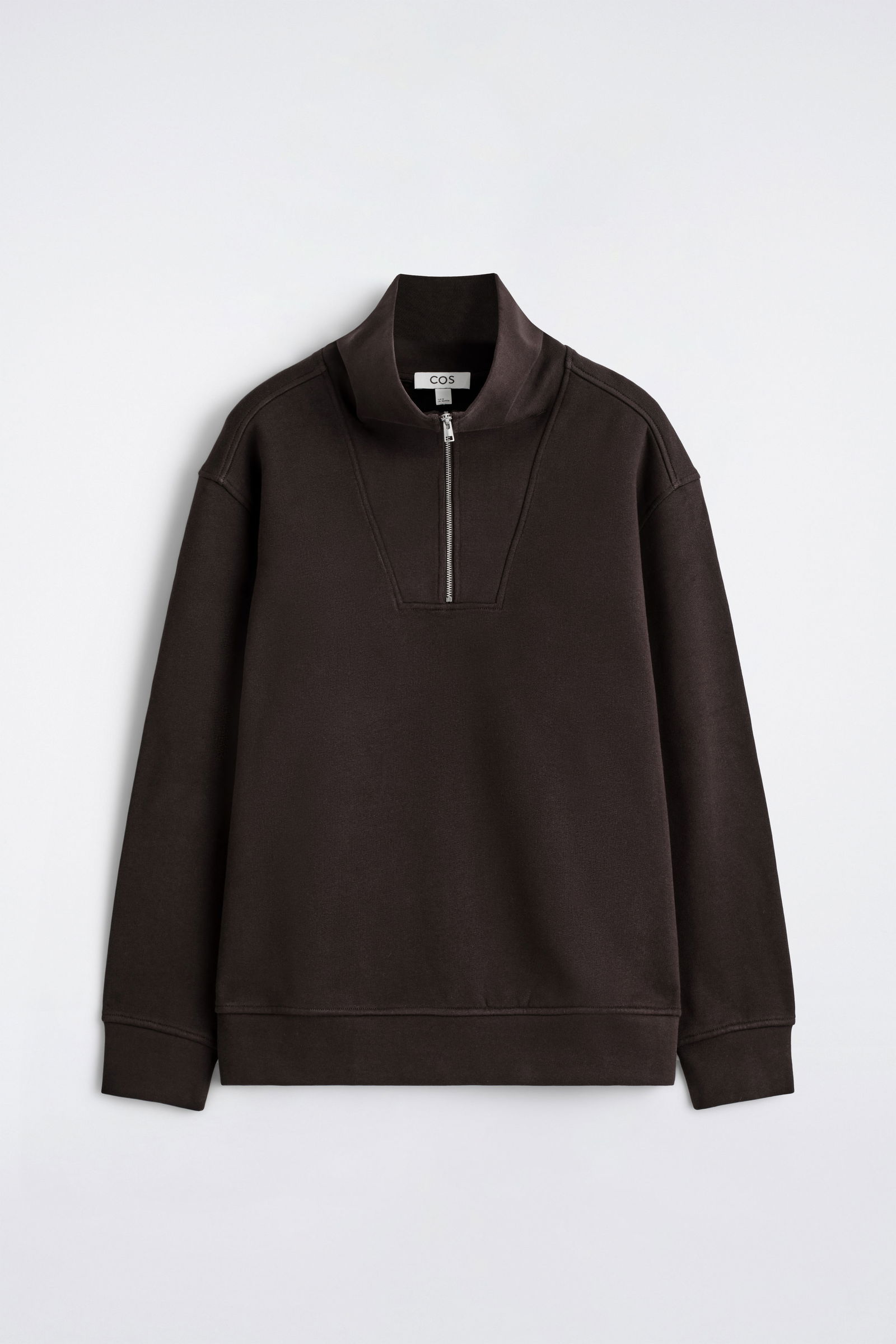 COS Funnel-Neck Zip-Up Jumper | endource
