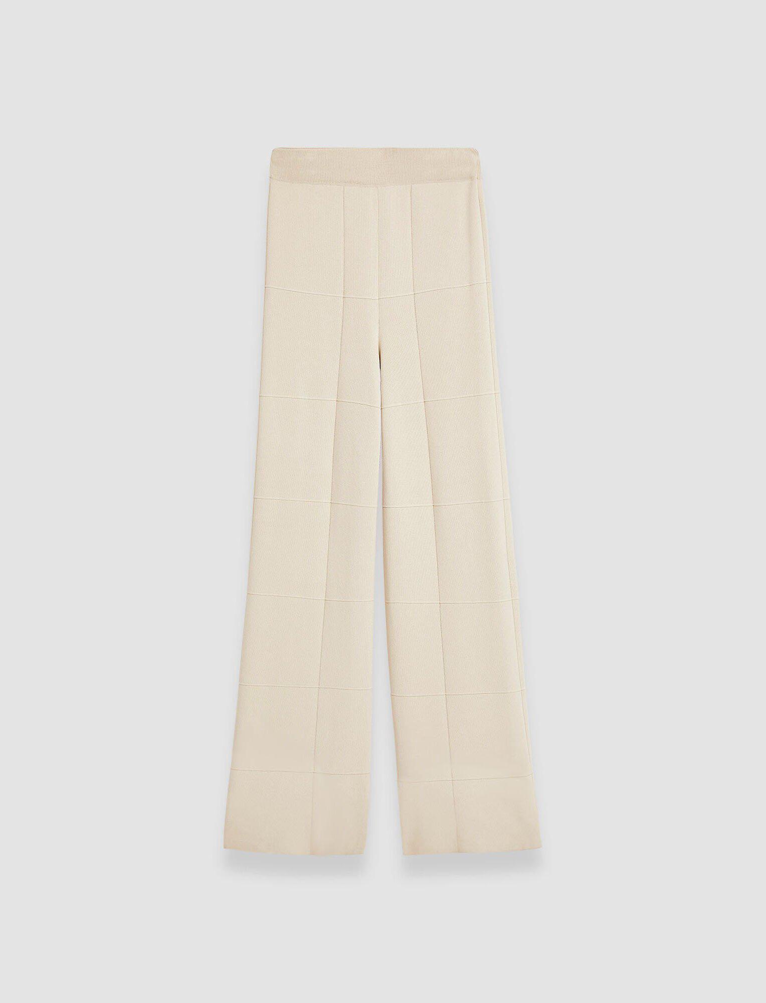 JOSEPH Grid Knitted Trousers | endource