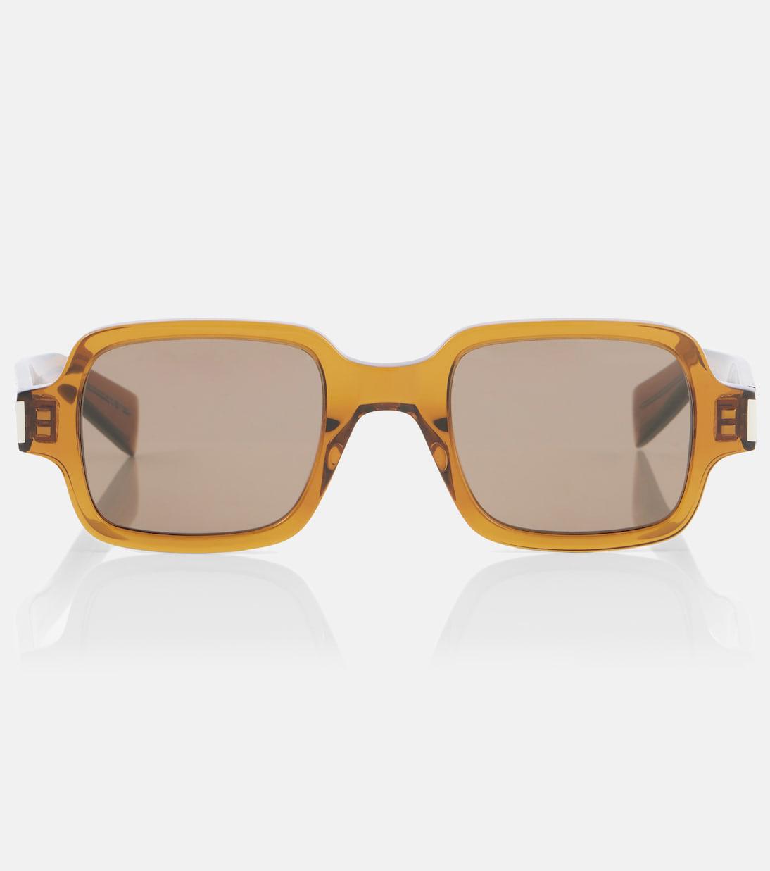 SAINT LAURENT SL 720 Square Sunglasses in Brown | endource