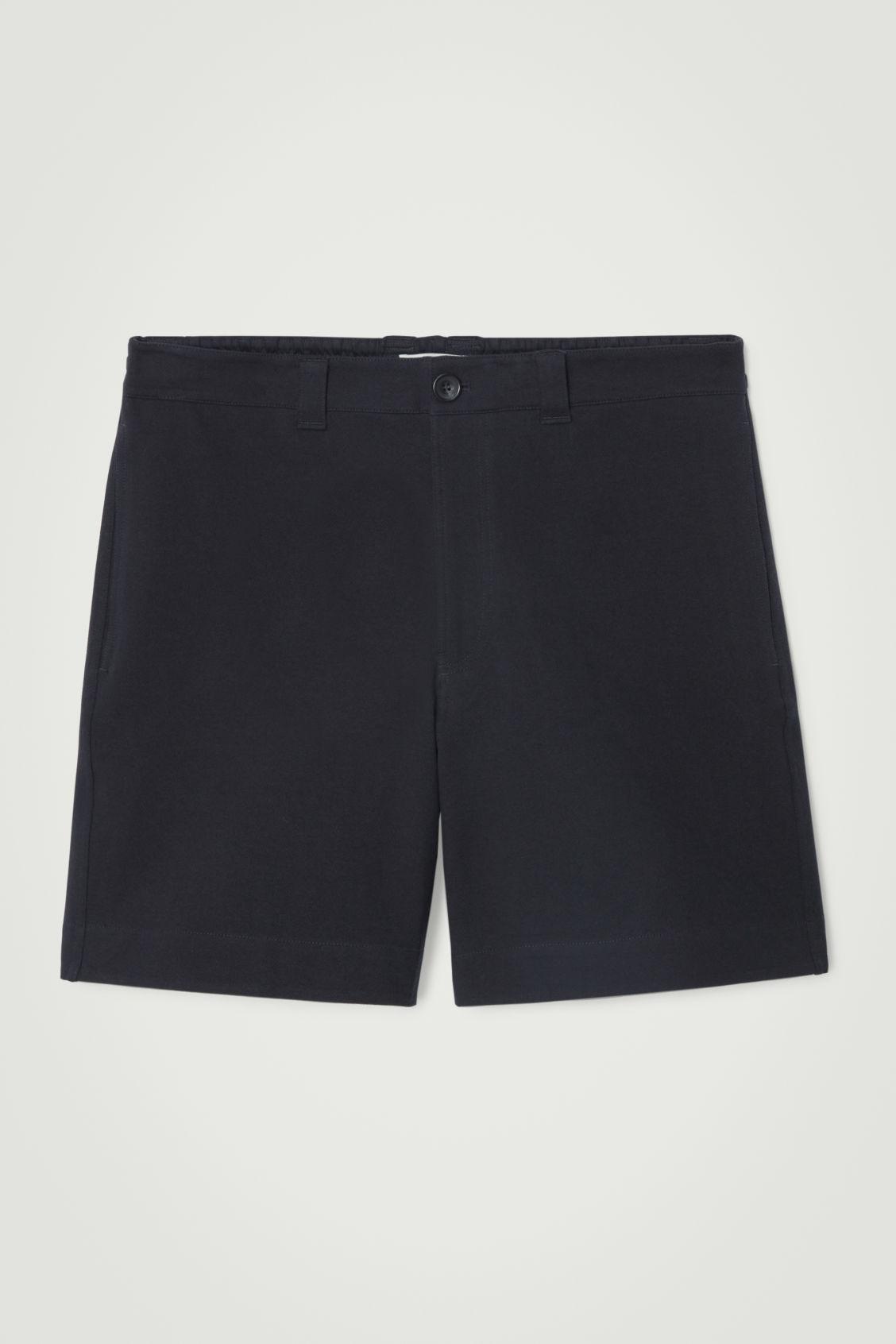 COS Twill Sweat Shorts in NAVY | endource