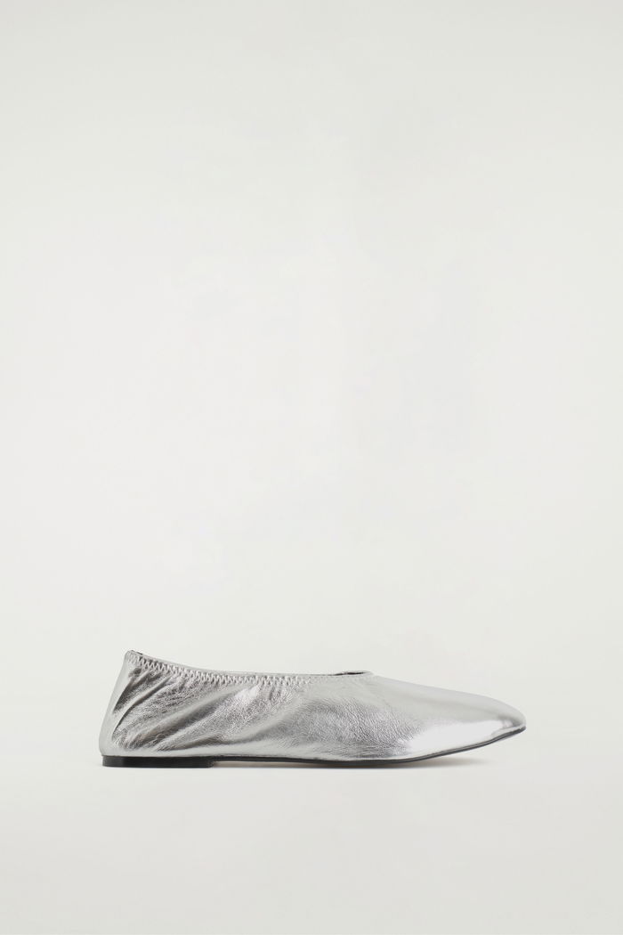 COS Minimal Leather Ballet Flats | endource