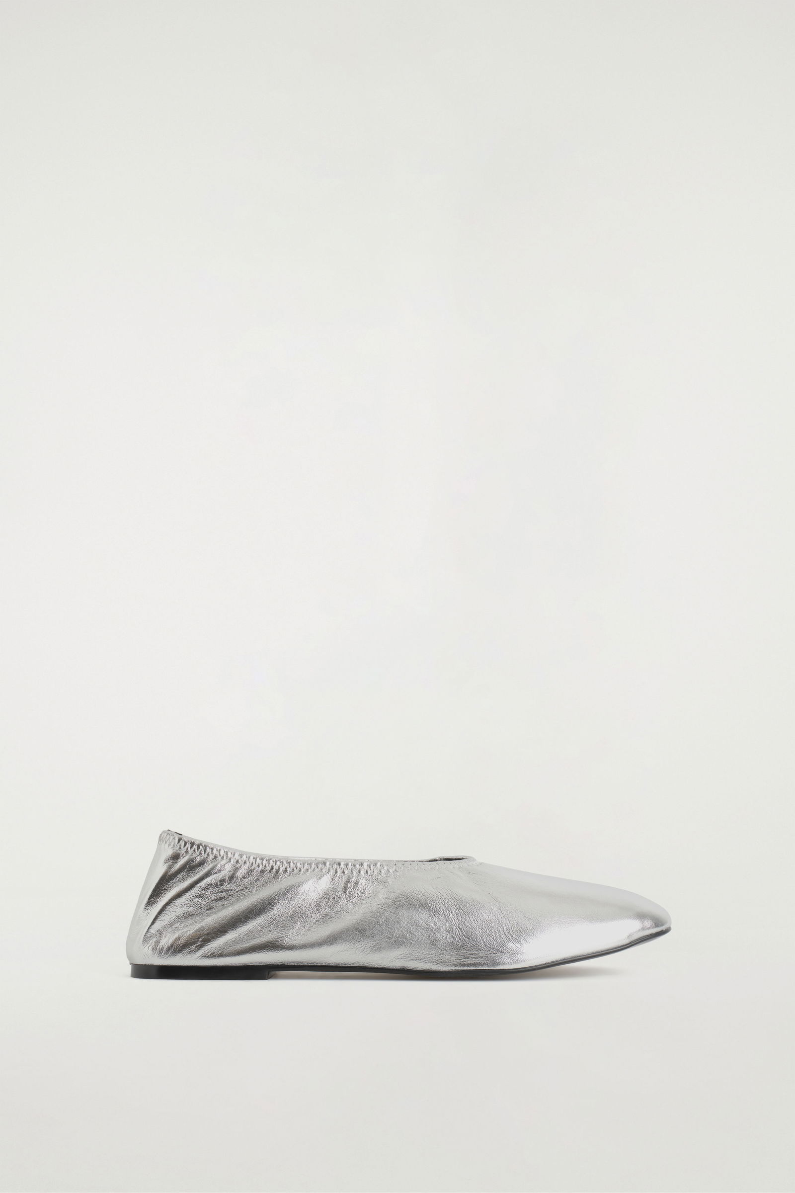 COS Minimal Leather Ballet Flats | endource