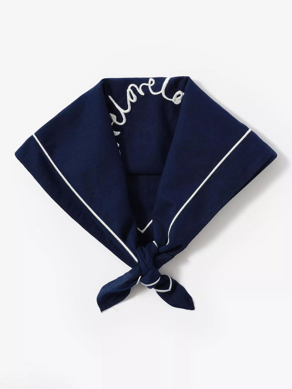 MINT VELVET Cotton Embroidered Square Scarf | endource