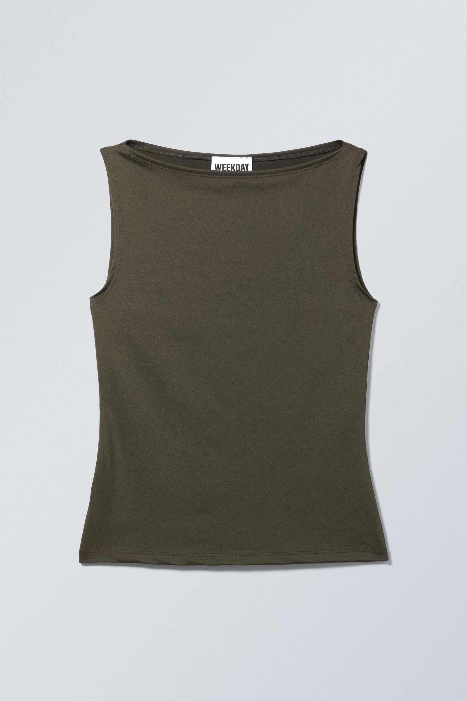 WEEKDAY Annie Boatneck Sleeveless top | endource