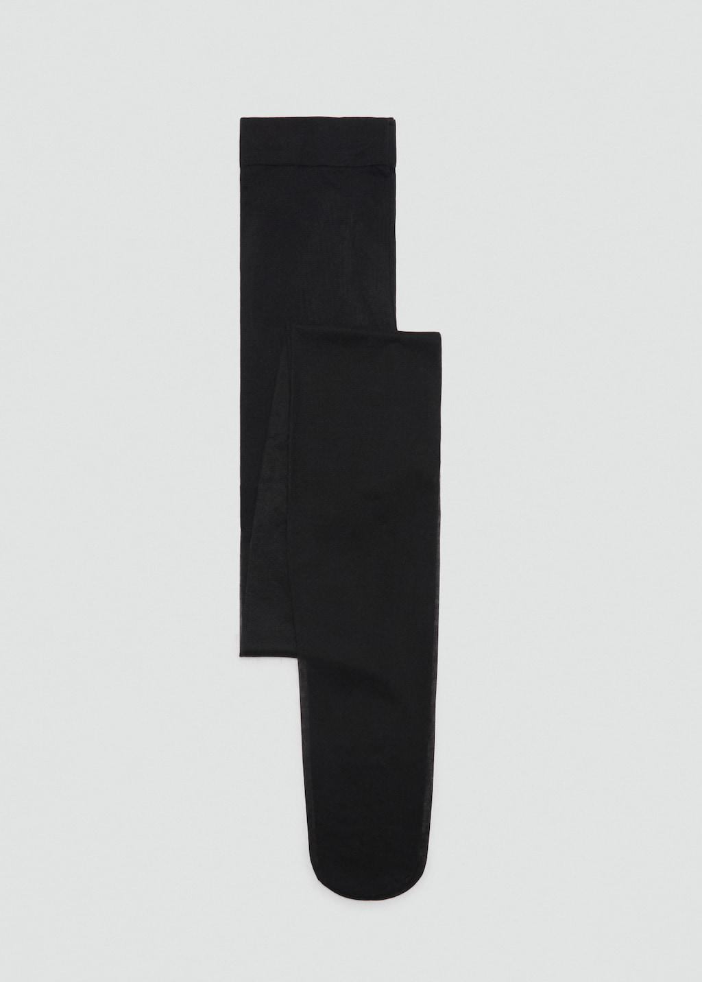 MANGO Thin Veiled Tights in Red | endource