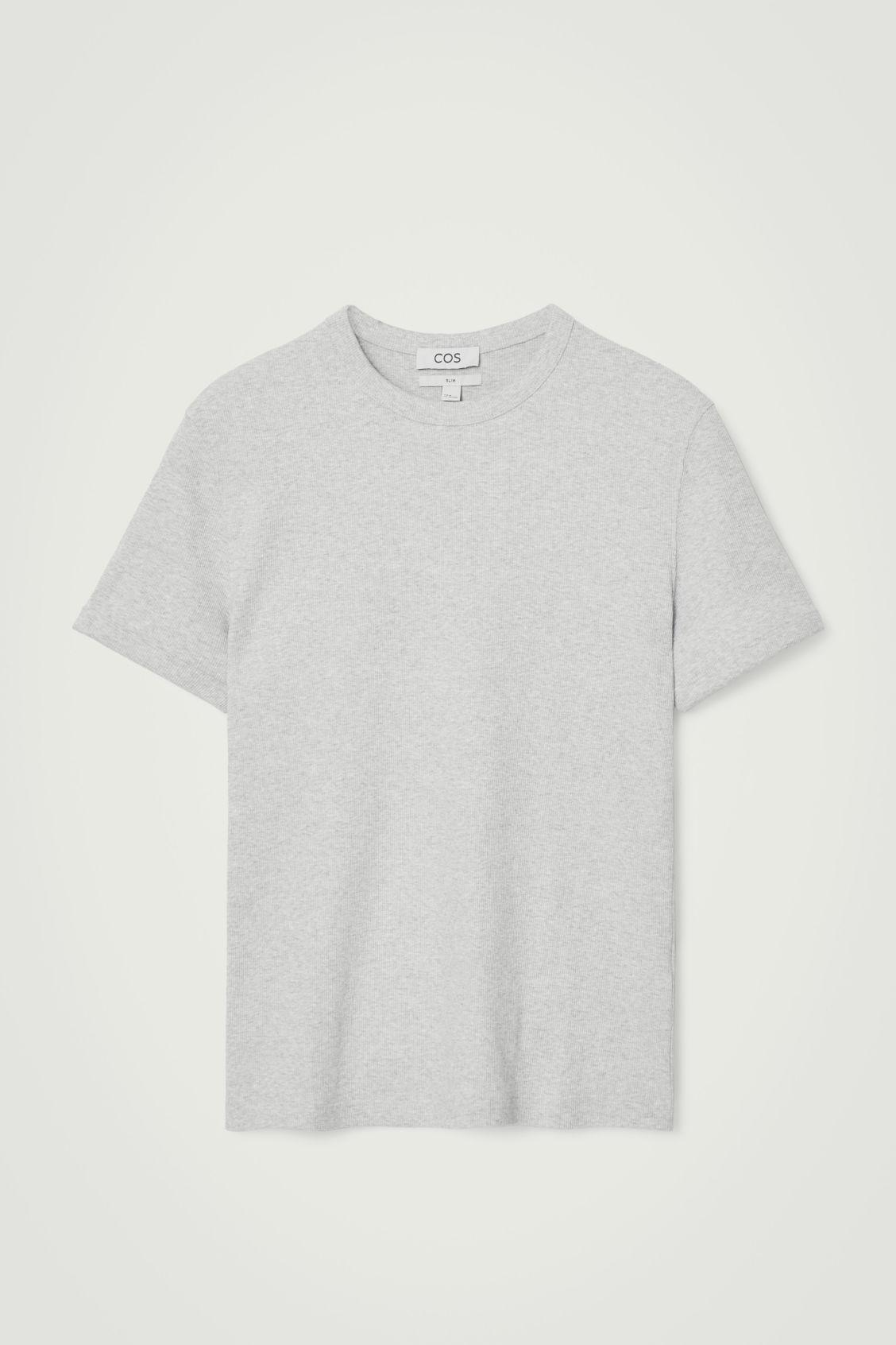 COS Slim Ribbed T-Shirt | endource