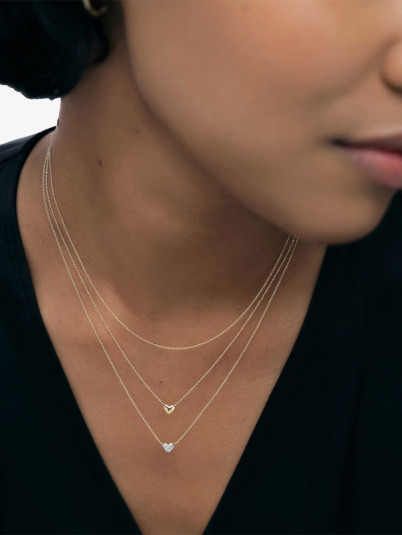 MONICA VINADER Mini Heart 14ct Yellow-Gold And 0.04ct Lab-Grown Diamond ...