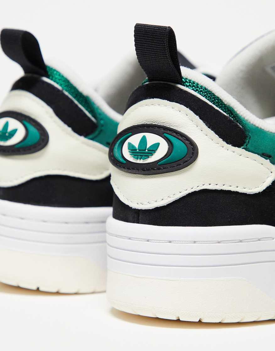 ADIDAS ORIGINALS ADI 2000 Trianers In Black And Green | endource
