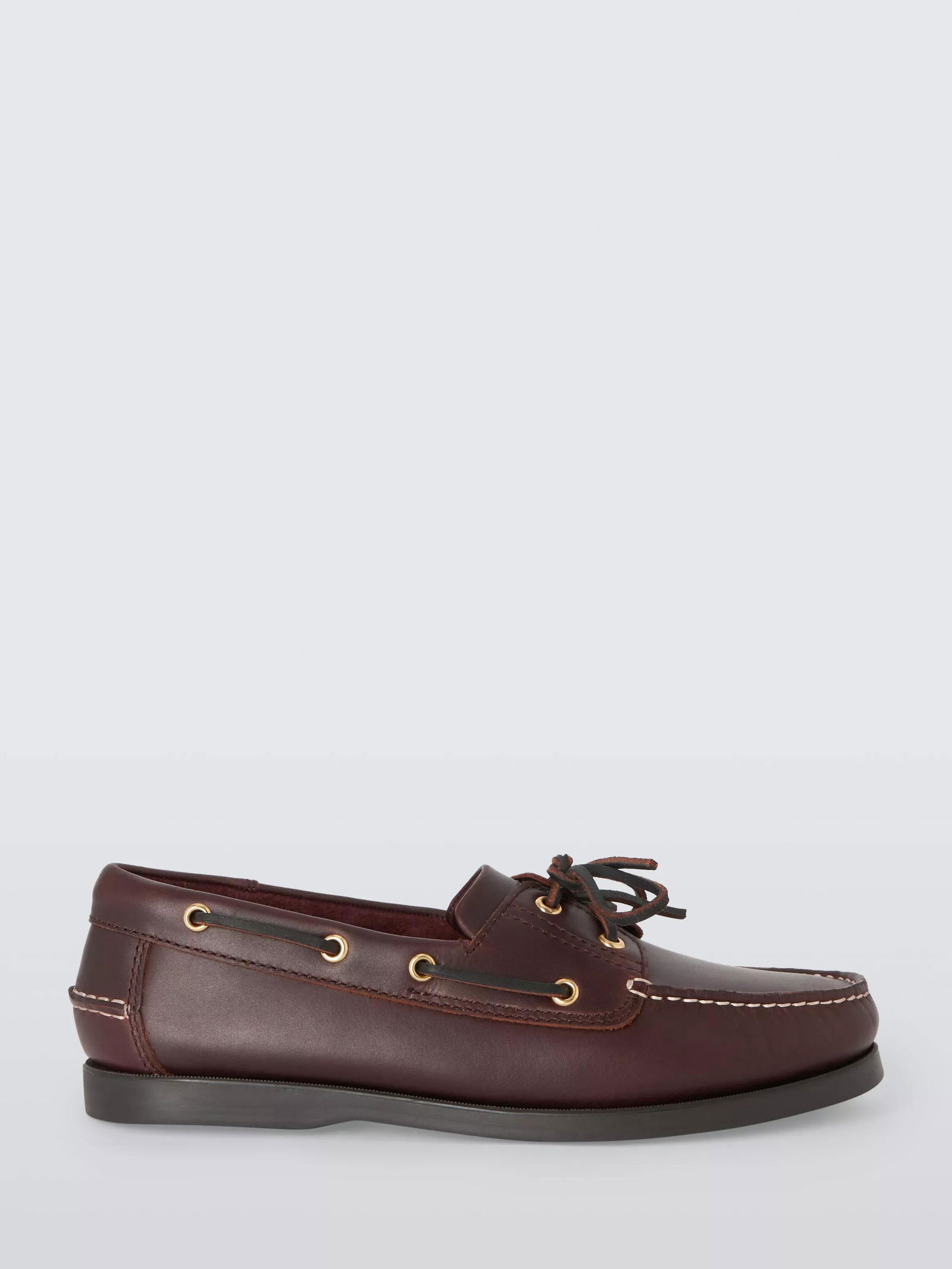 JOHN LEWIS Lace-Up Leather Boat Shoes | endource