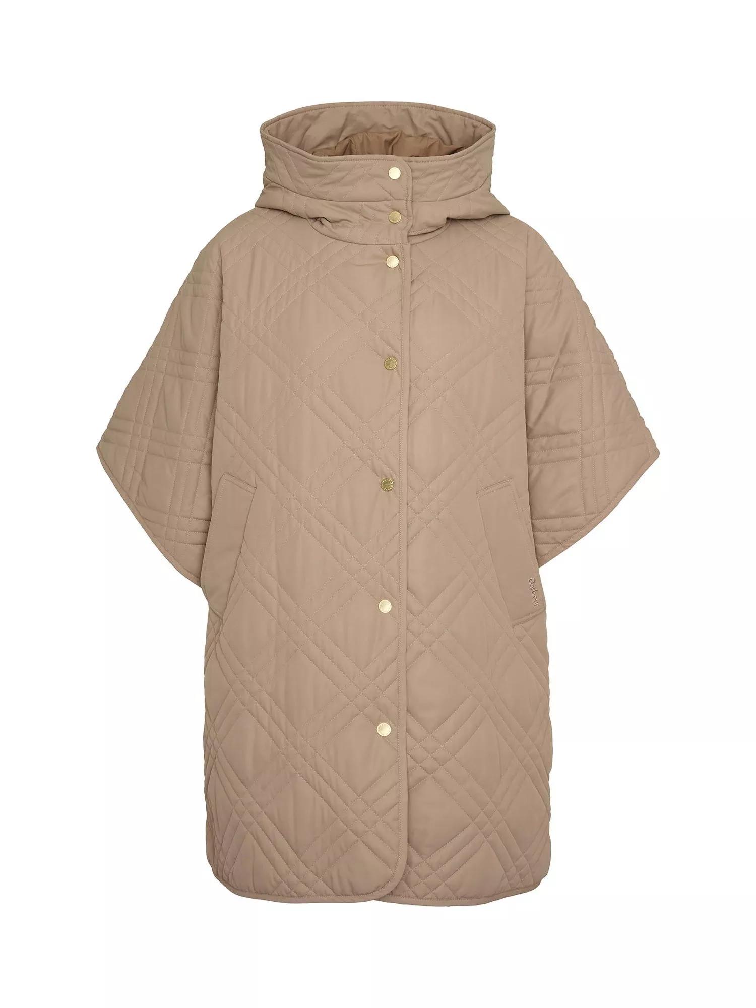 BARBOUR Astor Quilted Cape in Honey/Muted Cab | endource