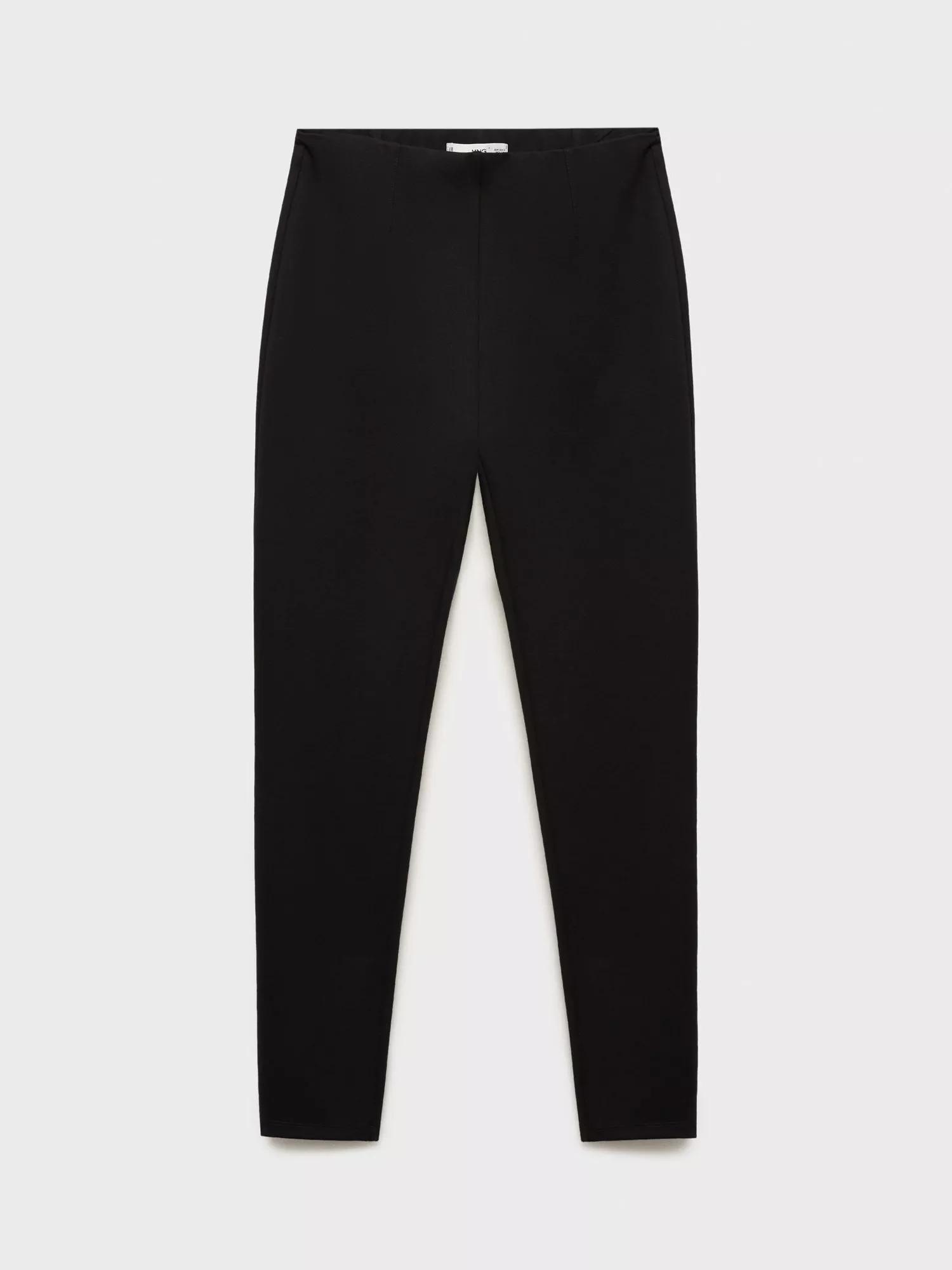 MANGO Bon Tailored Leggings in Black | endource