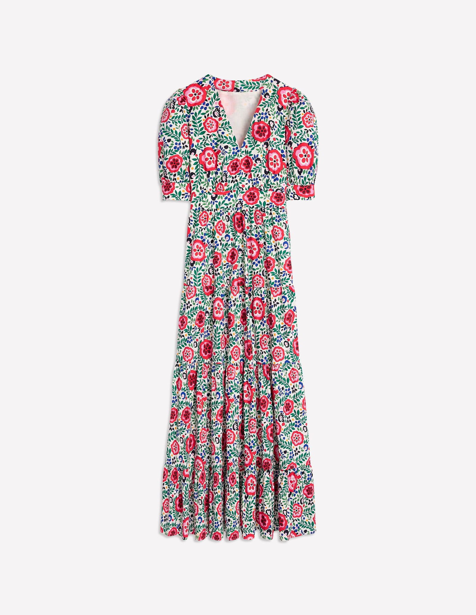 BODEN Bella Puff Sleeve Maxi Dress | endource