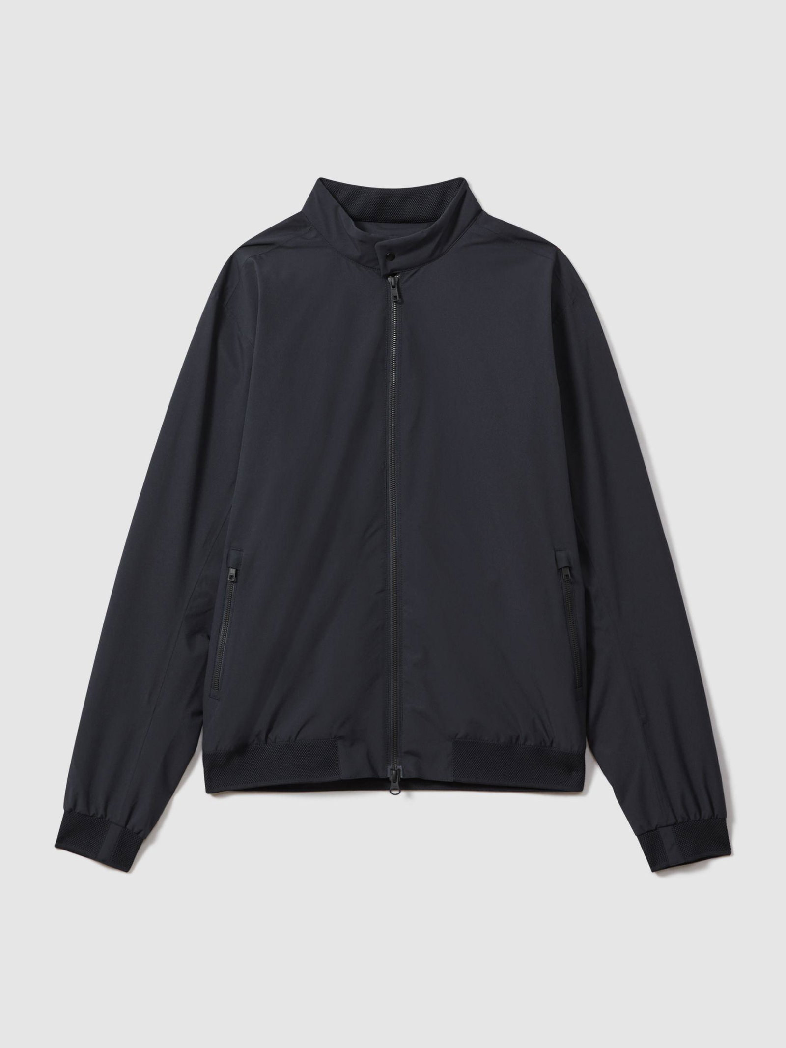 SCANDINAVIAN EDITION Plain Waterproof Harrington-Style Jacket | endource
