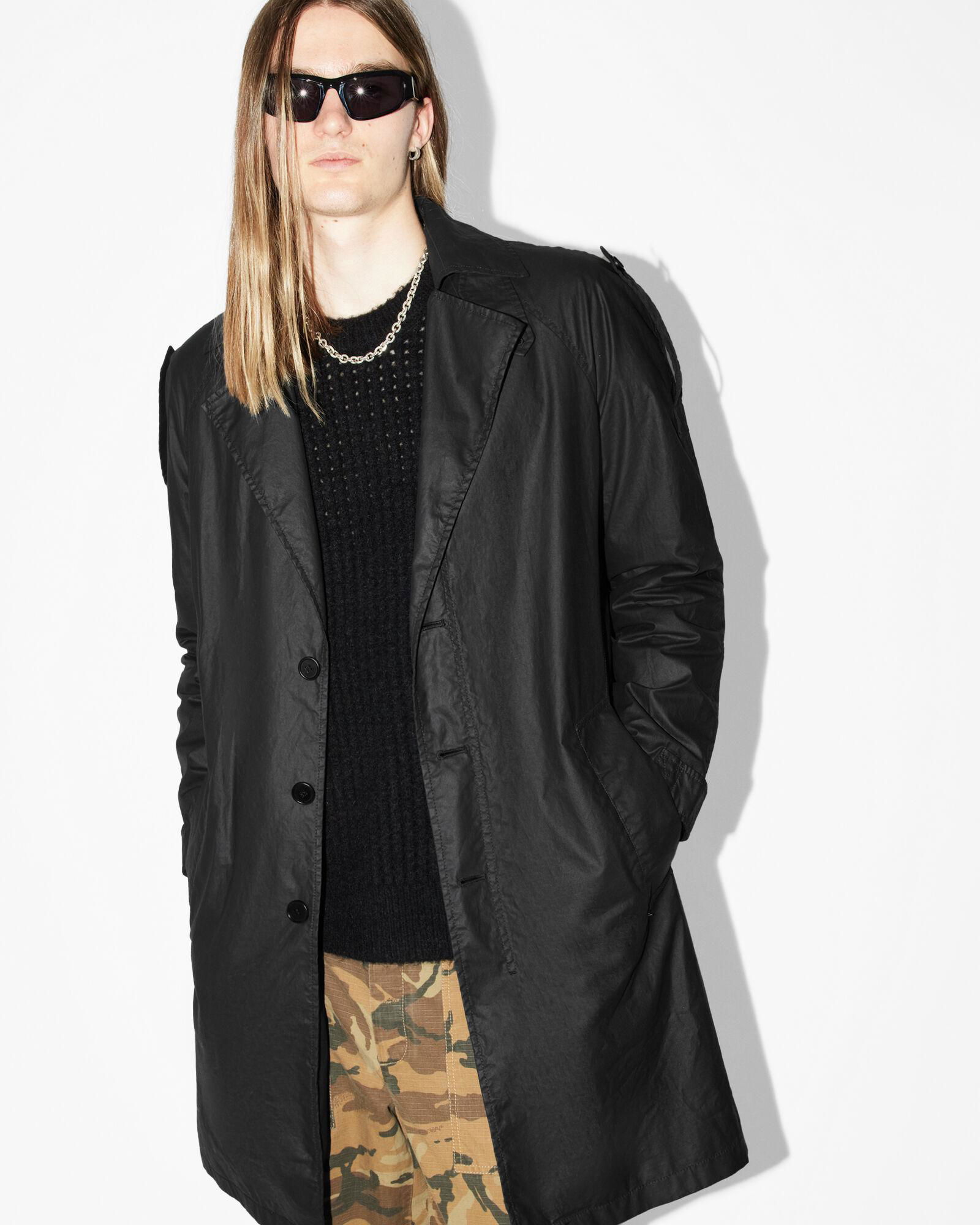 ALLSAINTS Allman Waxed Water Repellent Mac | endource