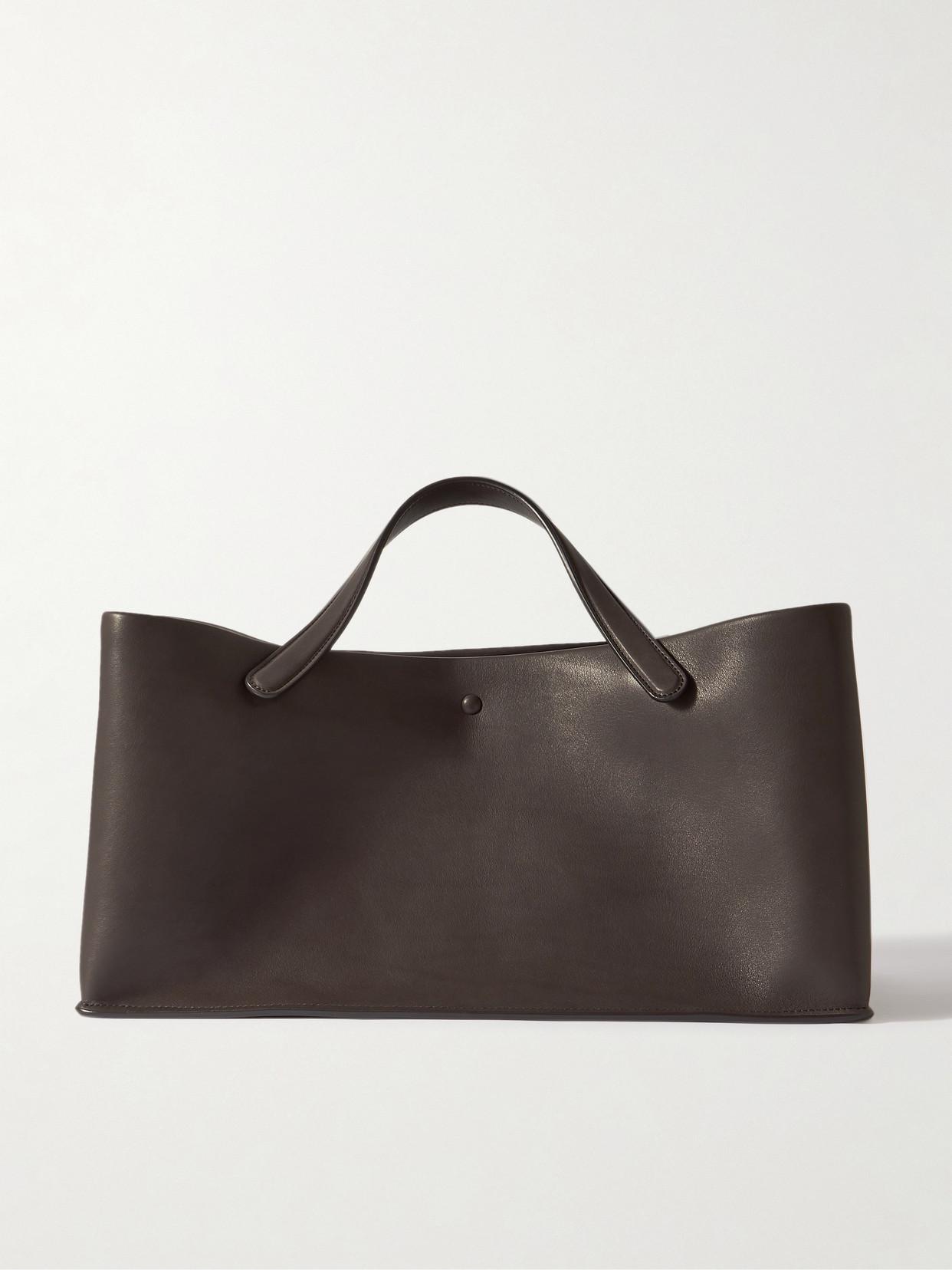 THE ROW Idaho Leather Tote in Brown | endource