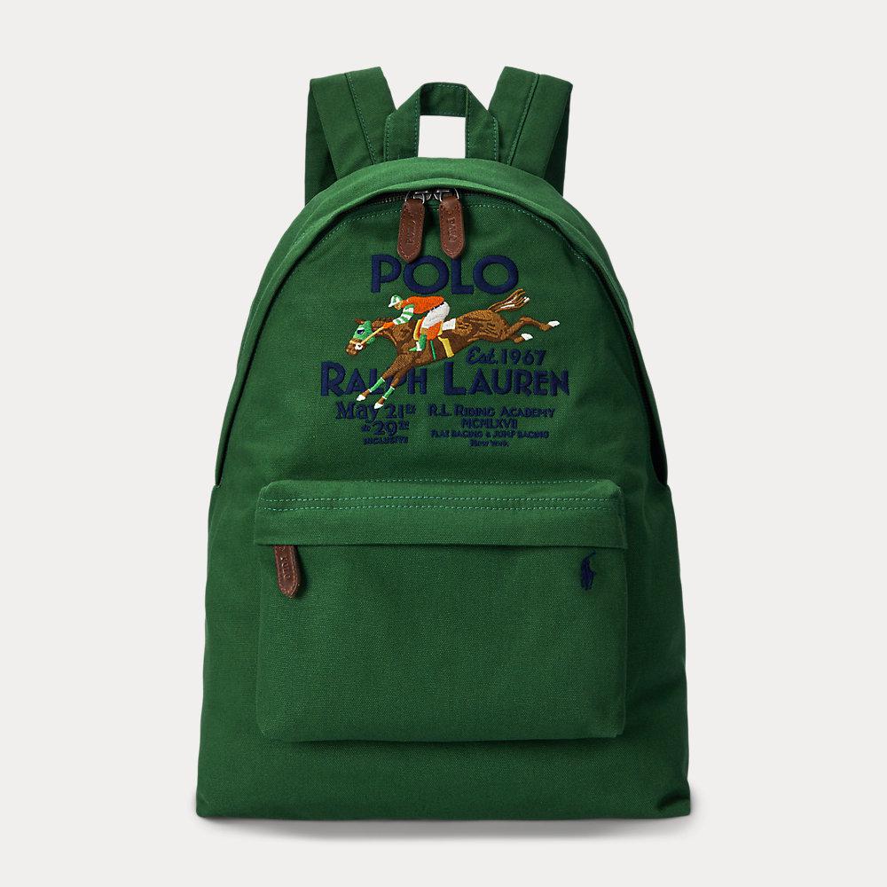 POLO RALPH LAUREN Equestrian Canvas Backpack in Multi | endource