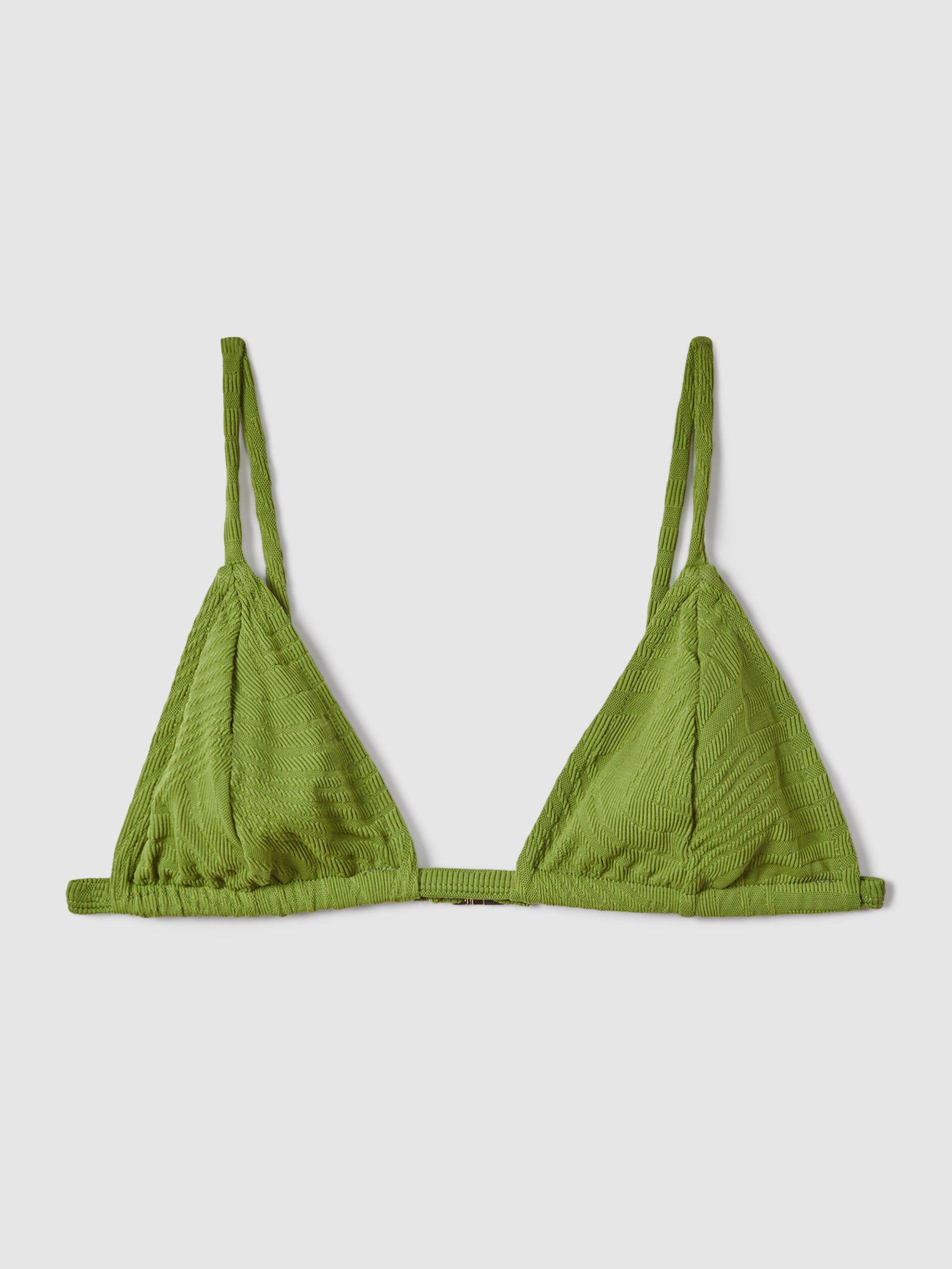 FELLA Julian Triangle Bikini Top in Fern Green | Endource
