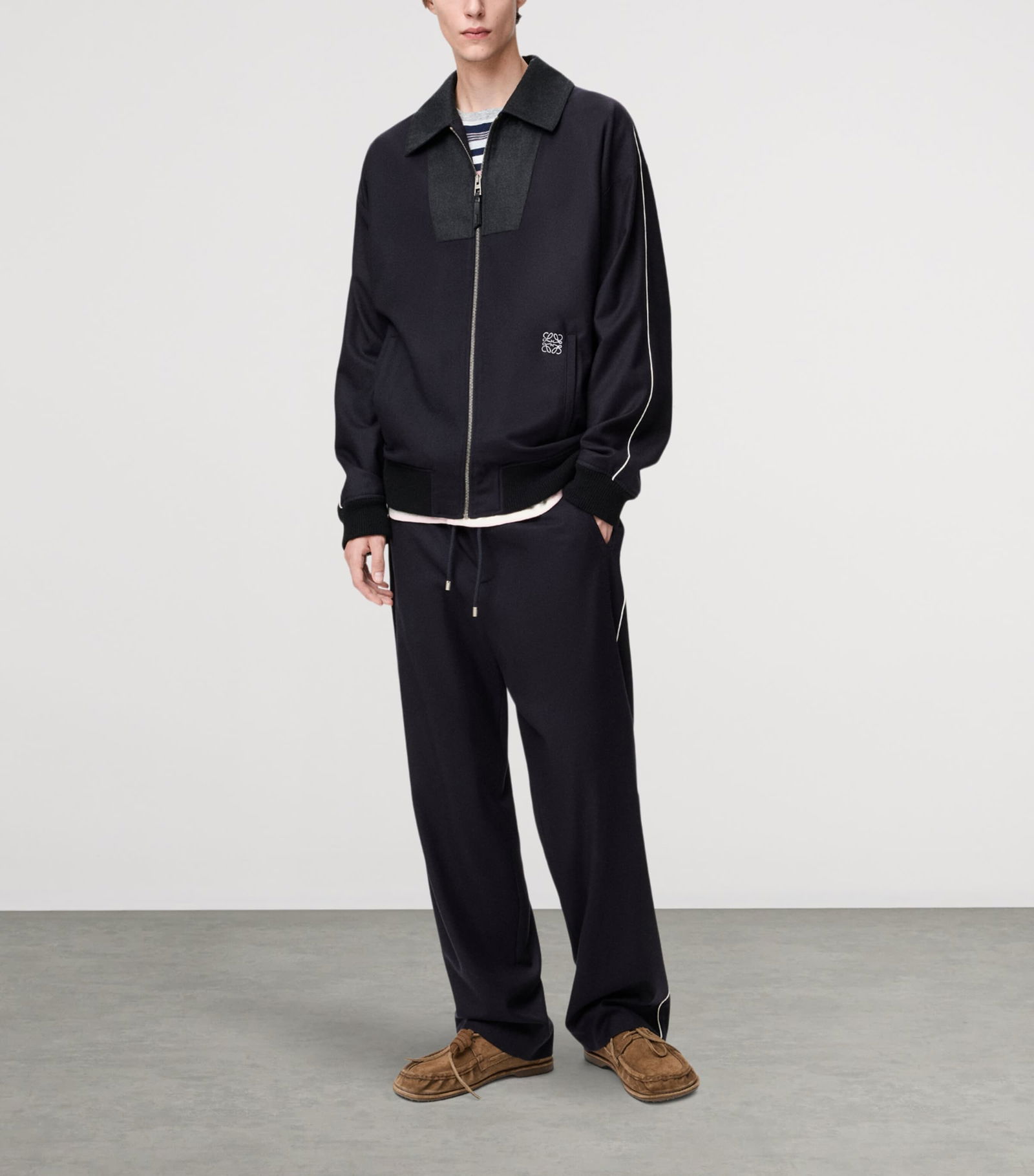 LOEWE Wool-Blend Track Jacket | endource