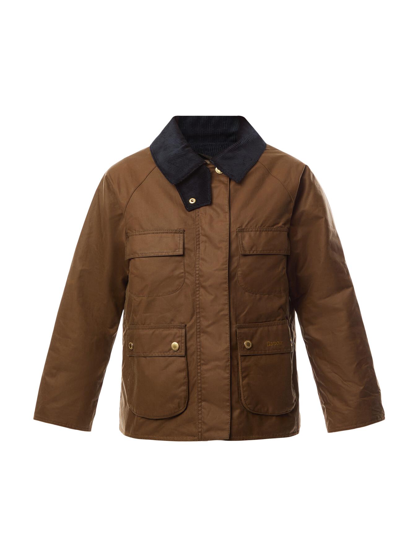 BARBOUR Ruth Wax Jacket in Tan/Dress Tartan | endource