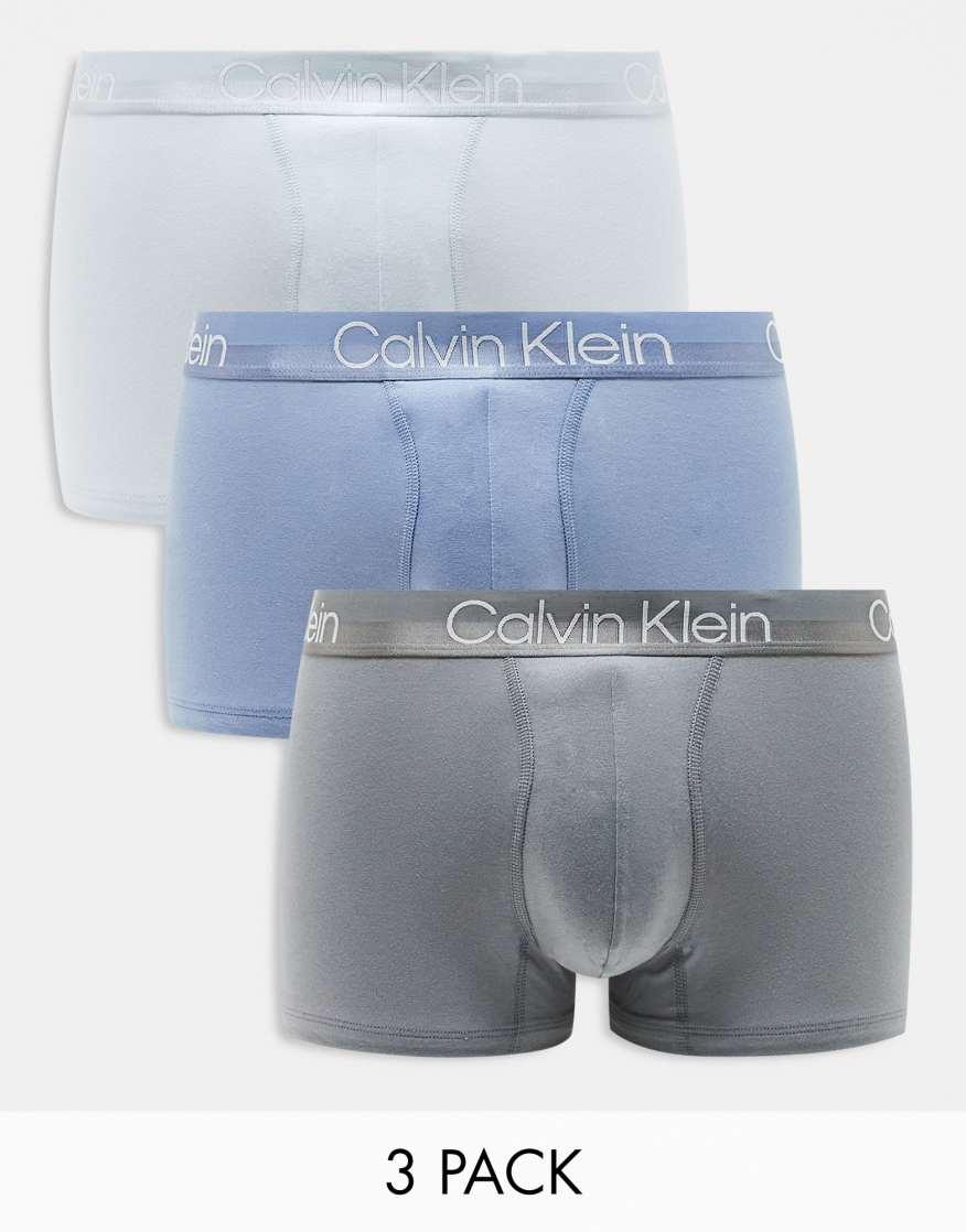 CALVIN KLEIN Modern Structure 3 Pack Trunk in MULTI | endource