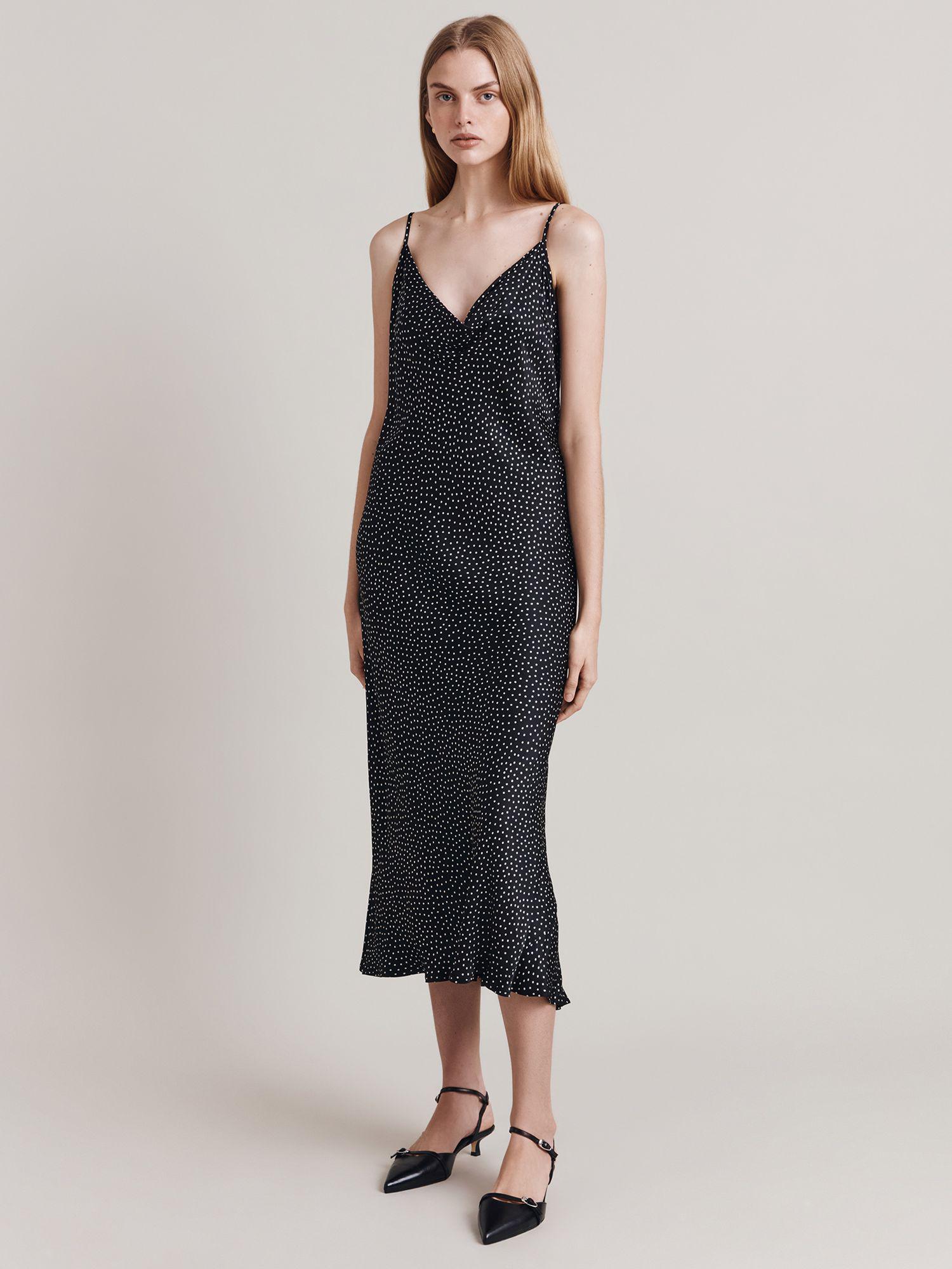 GHOST Ruby Midi Dress in Black | Endource