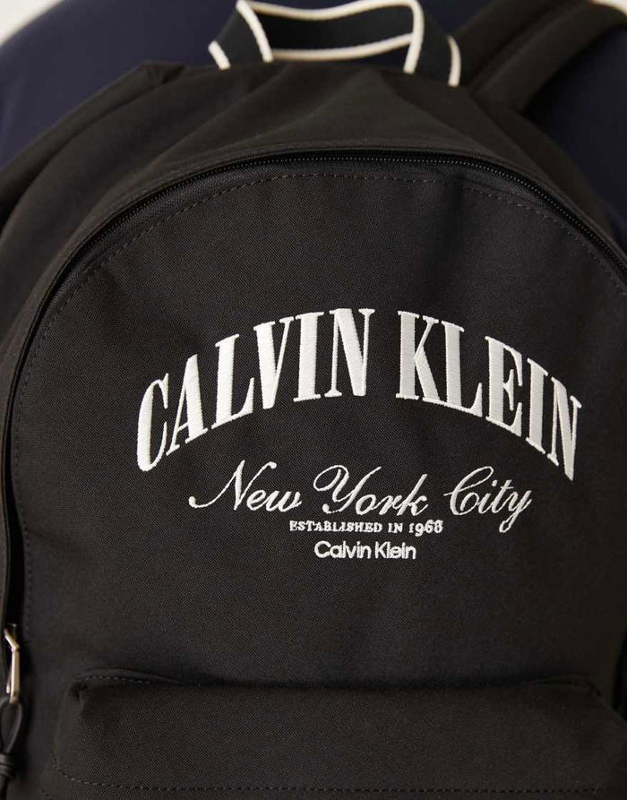 CALVIN KLEIN Graphic Backpack In Black | endource