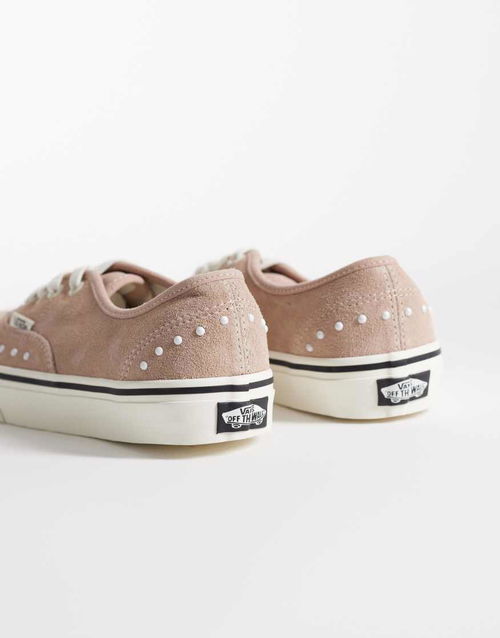 VANS Authentic Trainers In Light Brown With Pearls | endource